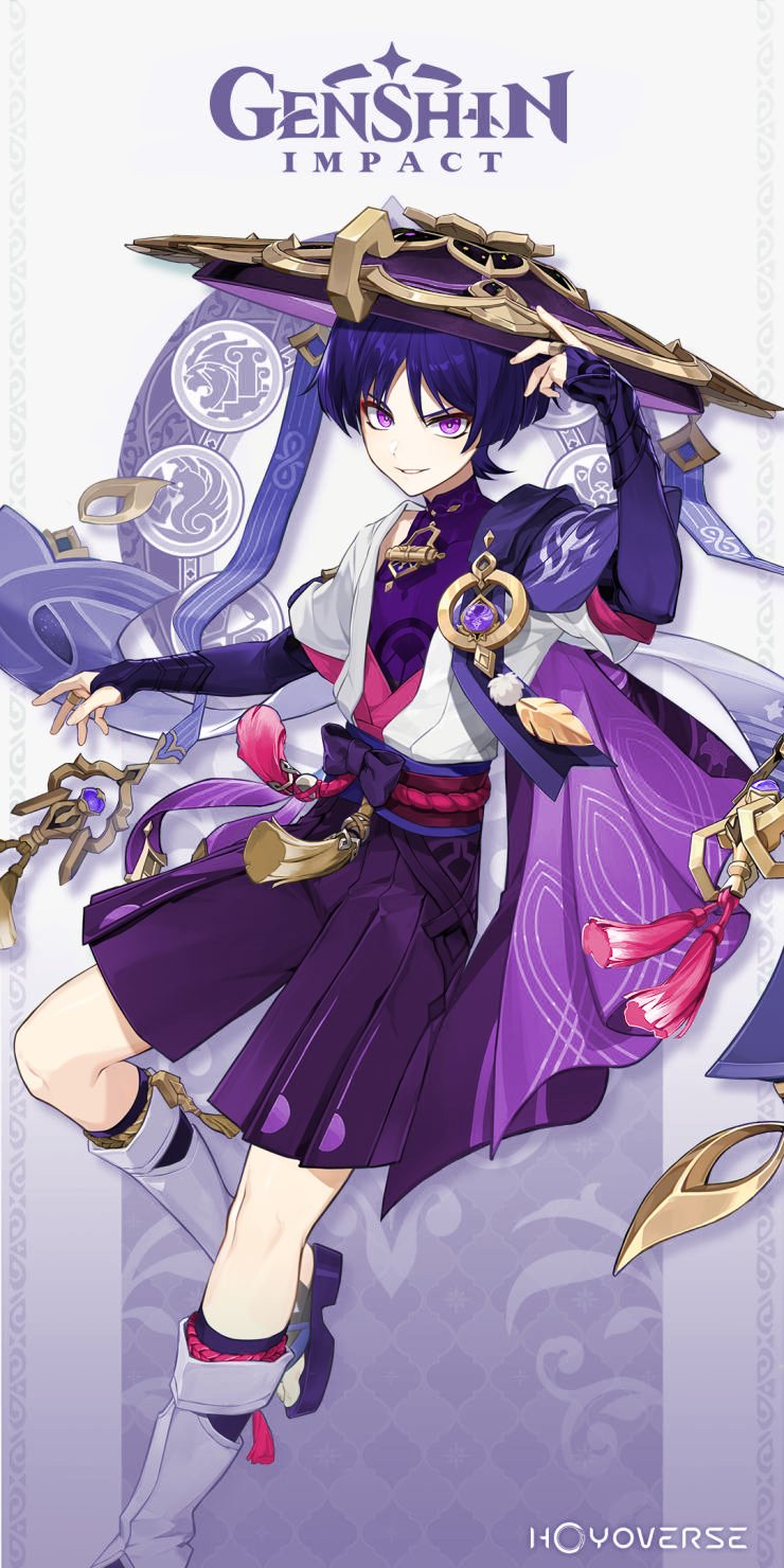 The Wanderer x Raiden’s Color Palette Genshin Impact | HoYoLAB