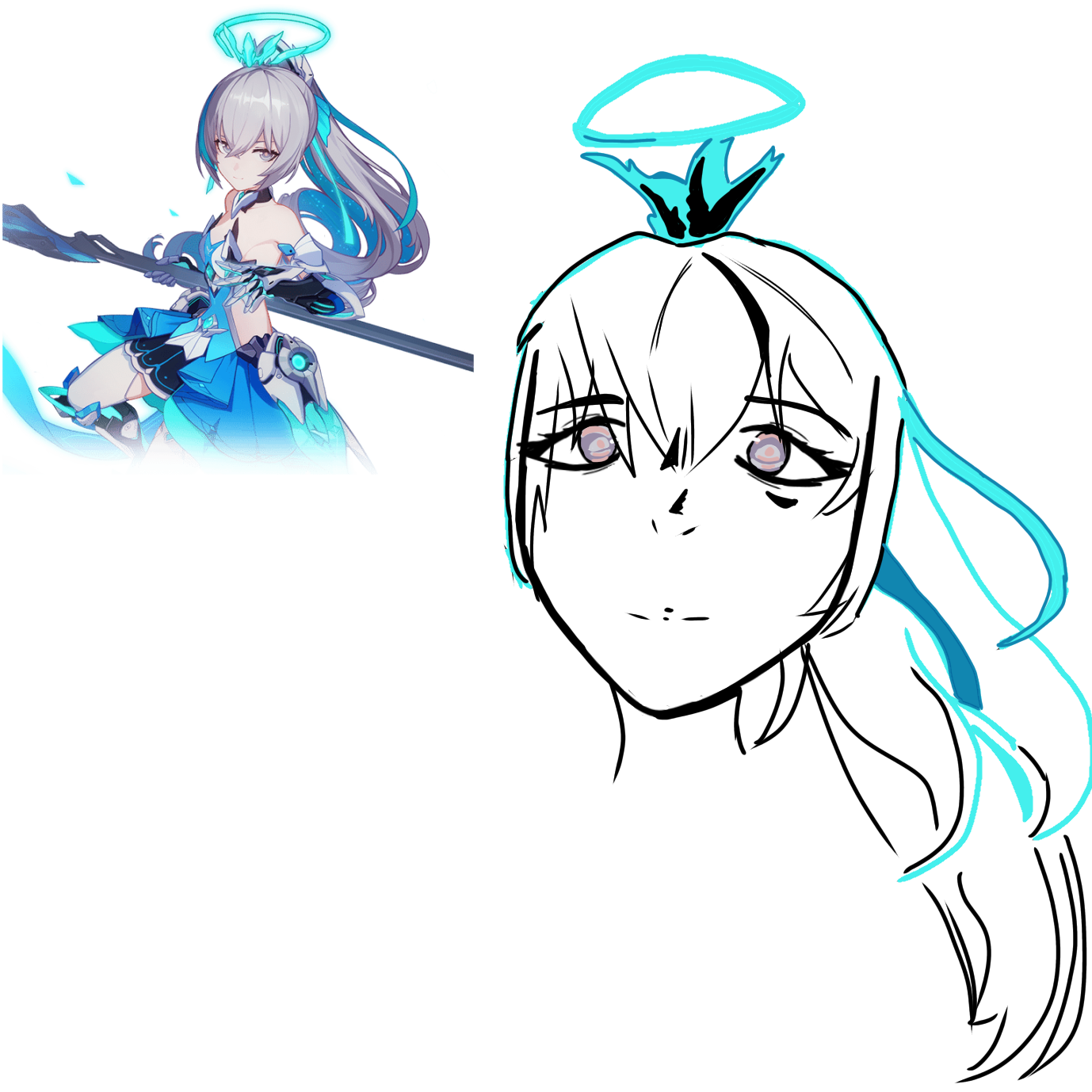 Quick bronya sketch Honkai Impact 3rd | HoYoLAB