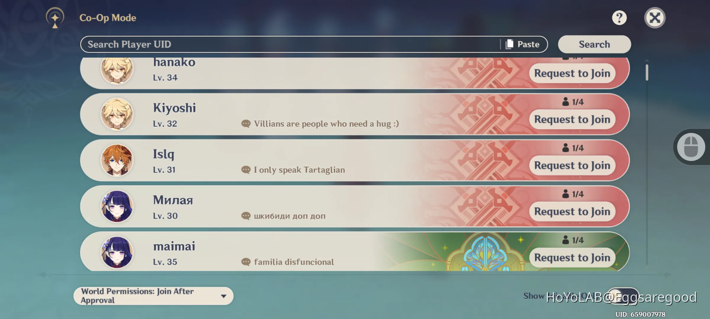 signatures Genshin Impact | HoYoLAB