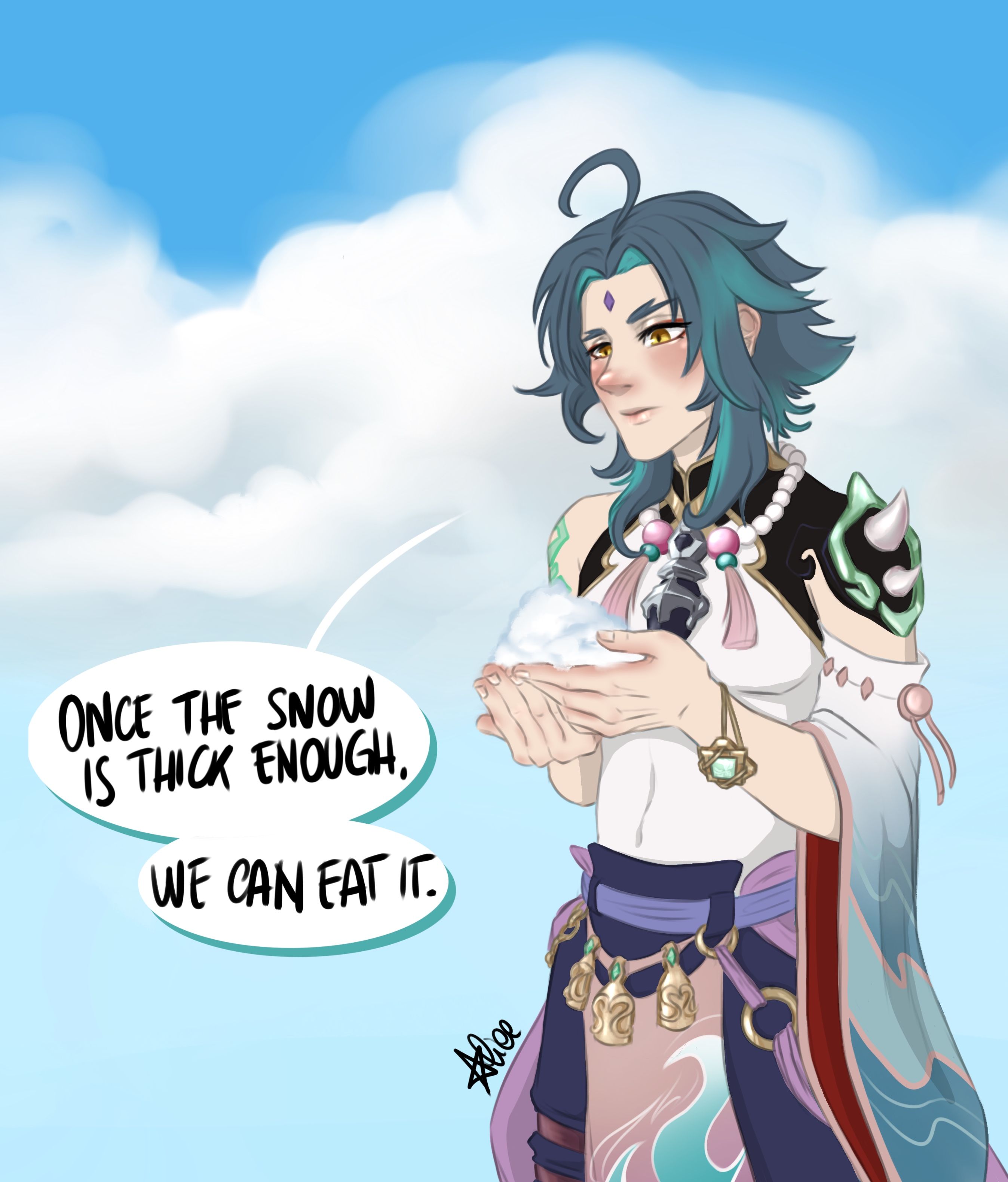 Snow ️ Genshin Impact | HoYoLAB