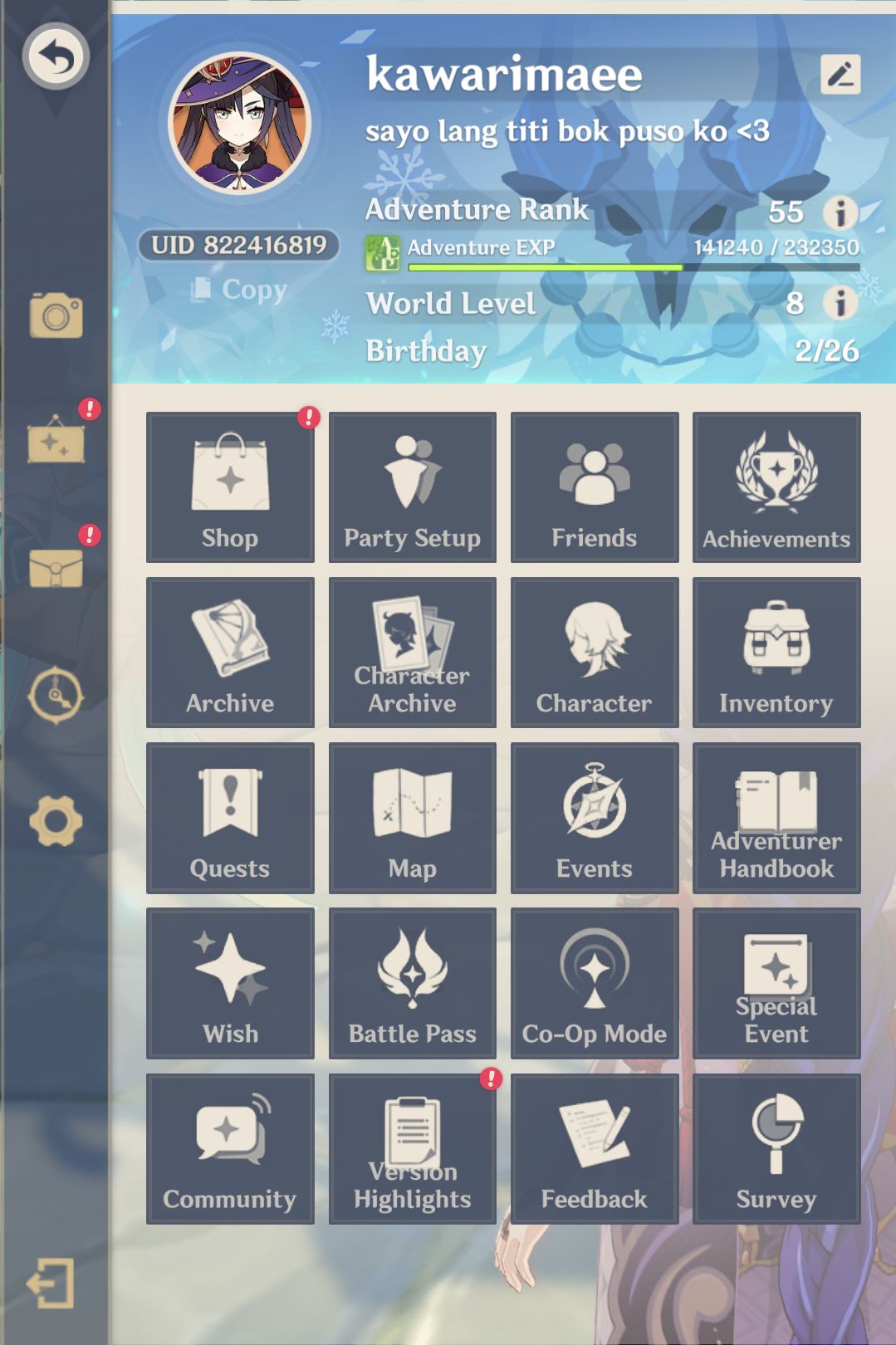 Looking for companion Genshin Impact | HoYoLAB