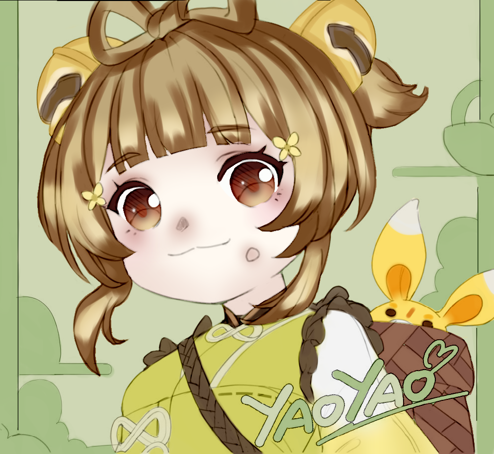 Yao Yao Fanart (Not My Template) | HoYoLAB