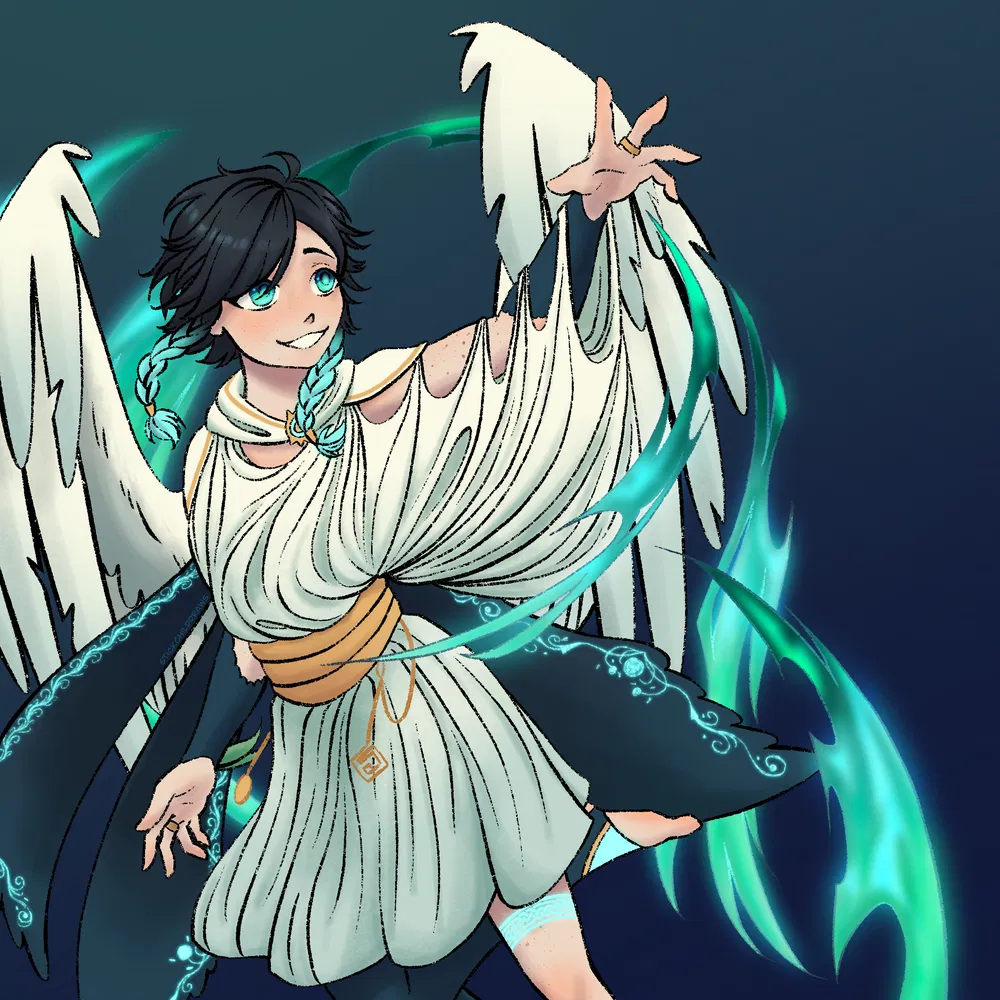 Venti Archon Outfit Redesign Genshin Impact | HoYoLAB