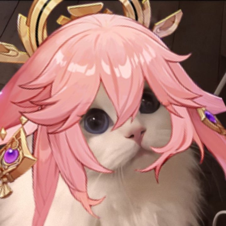 Yae miko as cat tho