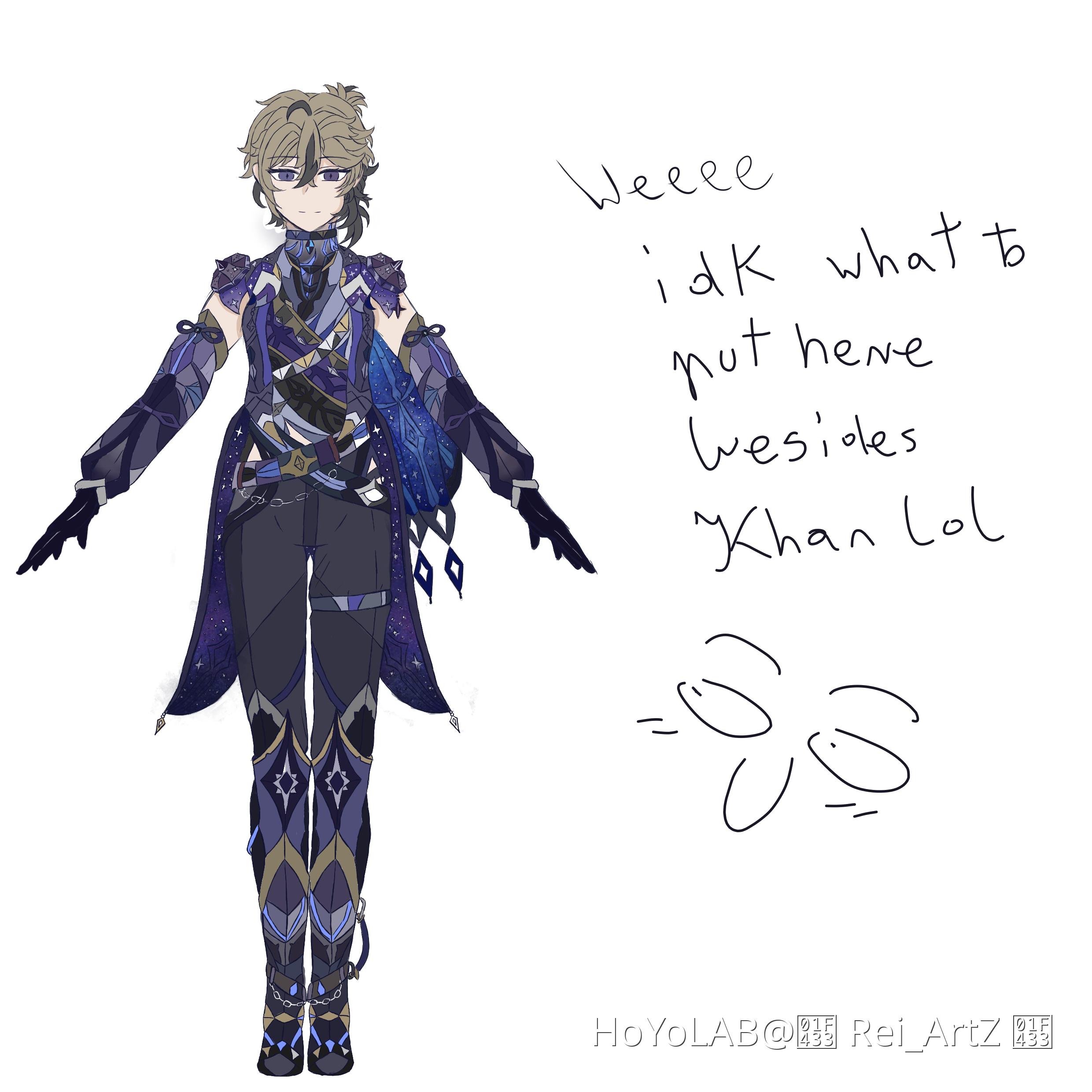 I FINALLY MANAGED TO DRAW FULL DESIGN OF KHAN KALBERG AFTER MONTH ...