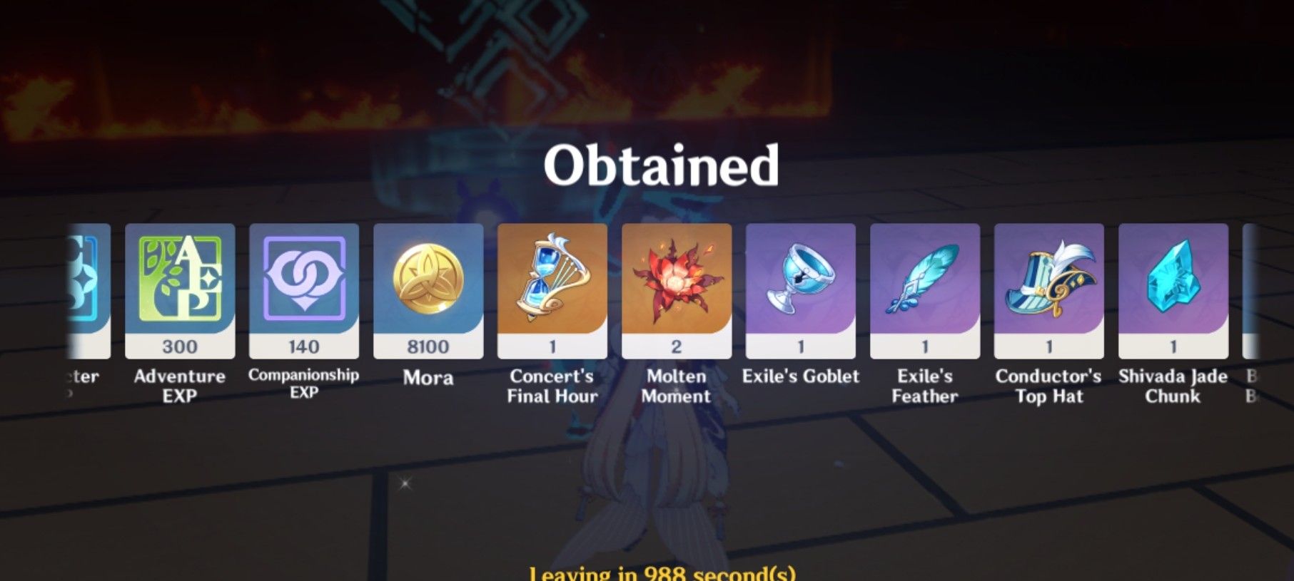 My weekly boss drops Genshin Impact | HoYoLAB