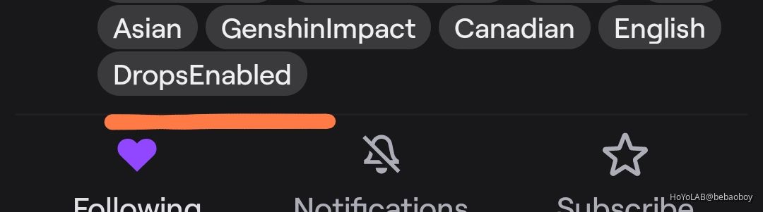 guys remember to watch streams that have drops enabled Genshin Impact ...