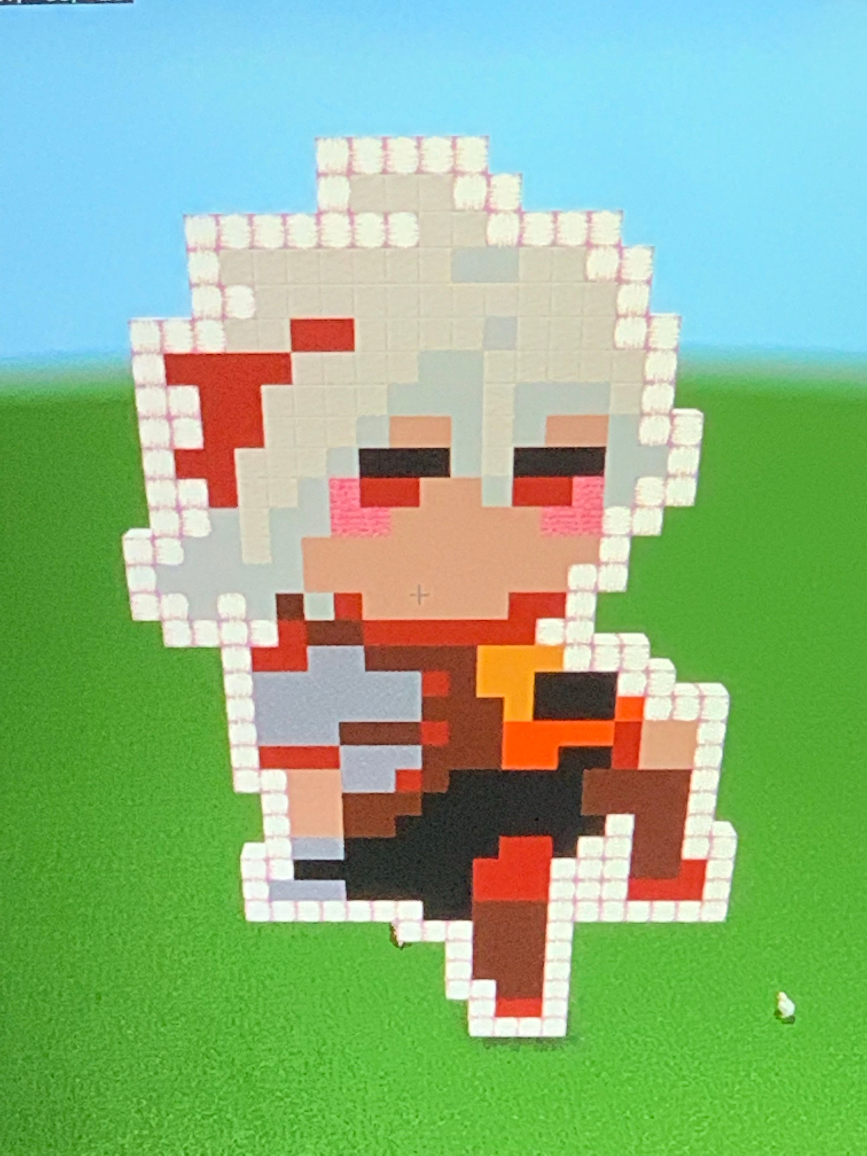 I made this in minecraft Genshin Impact | HoYoLAB