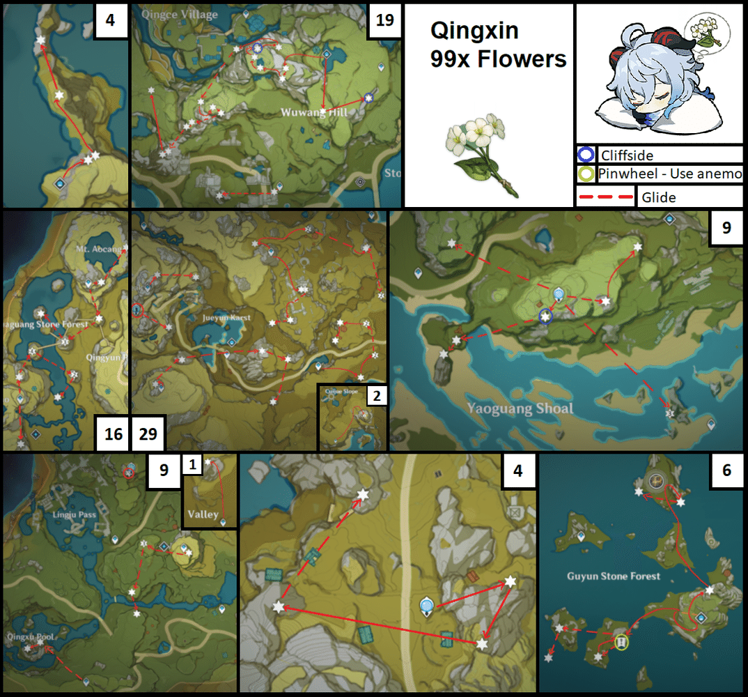 [V3.4 First Half] Farming Routes Collection: Sand Grease Pupa ...