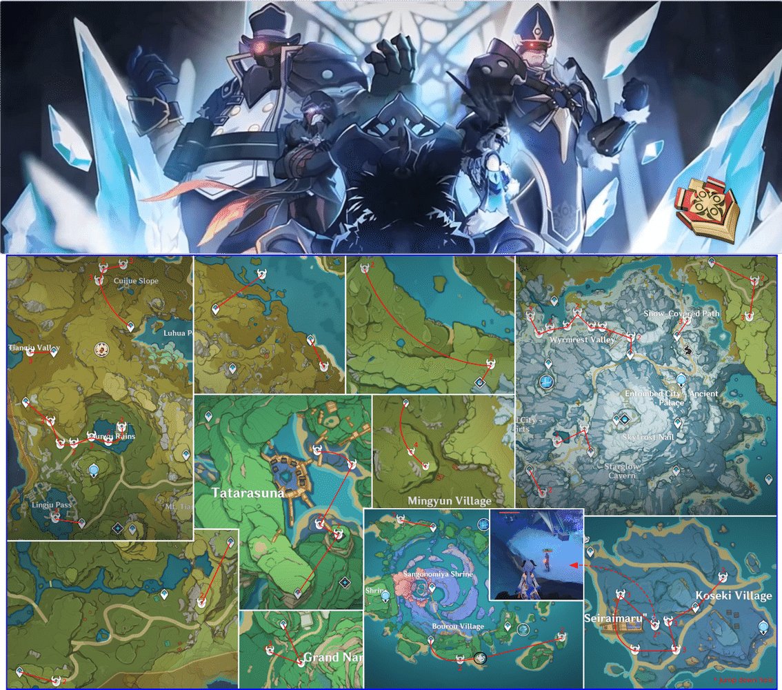 [V3.4 First Half] Farming Routes Collection: Sand Grease Pupa ...