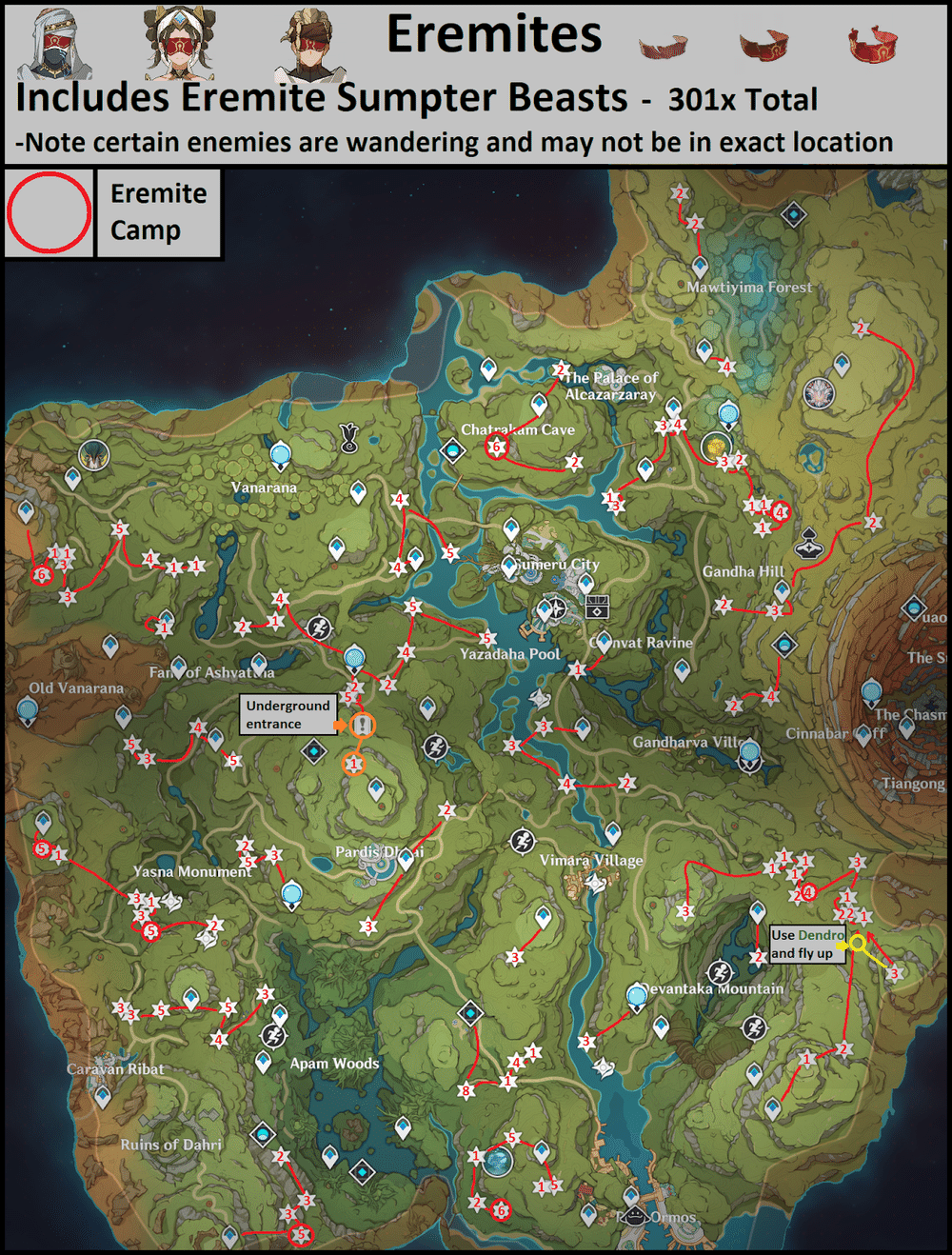 [V3.4 First Half] Farming Routes Collection: Sand Grease Pupa ...