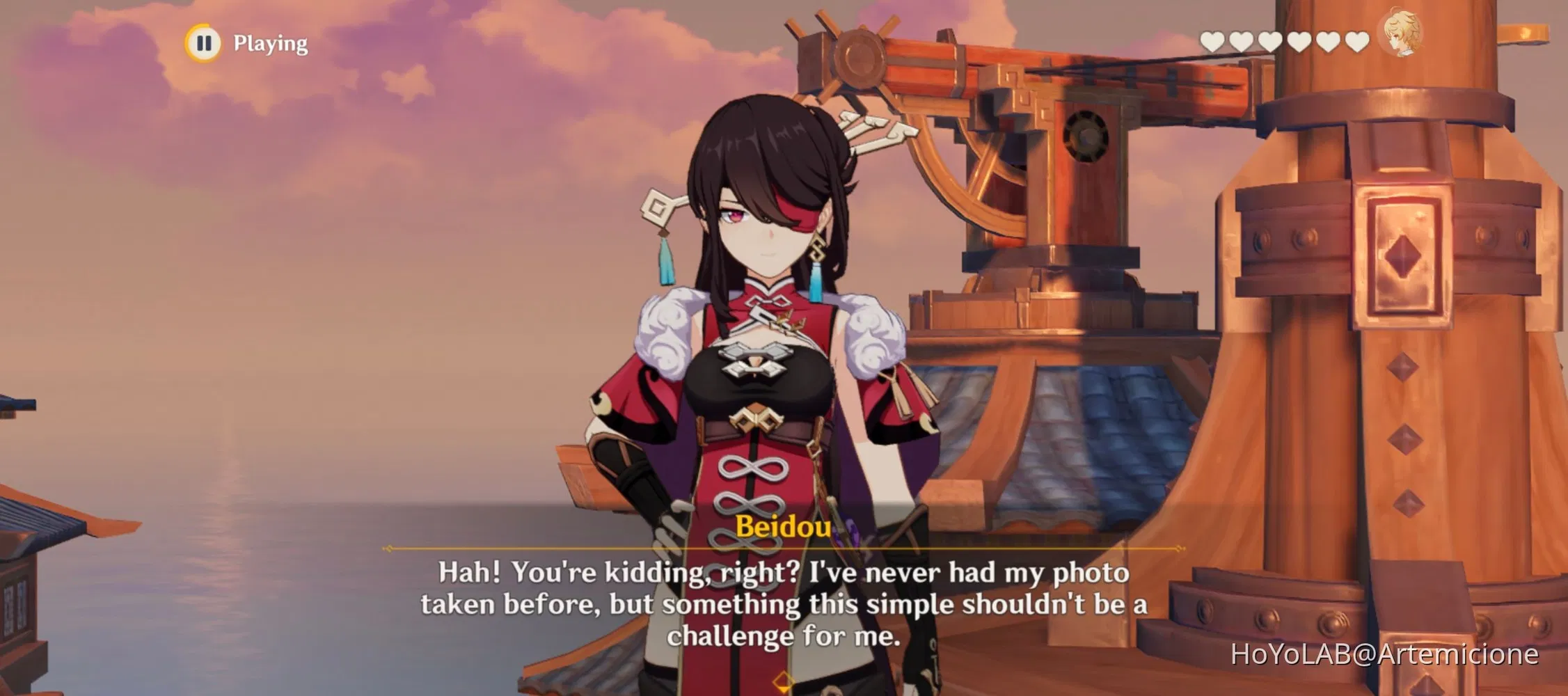 Beidou Hangout: Photography Genshin Impact | HoYoLAB