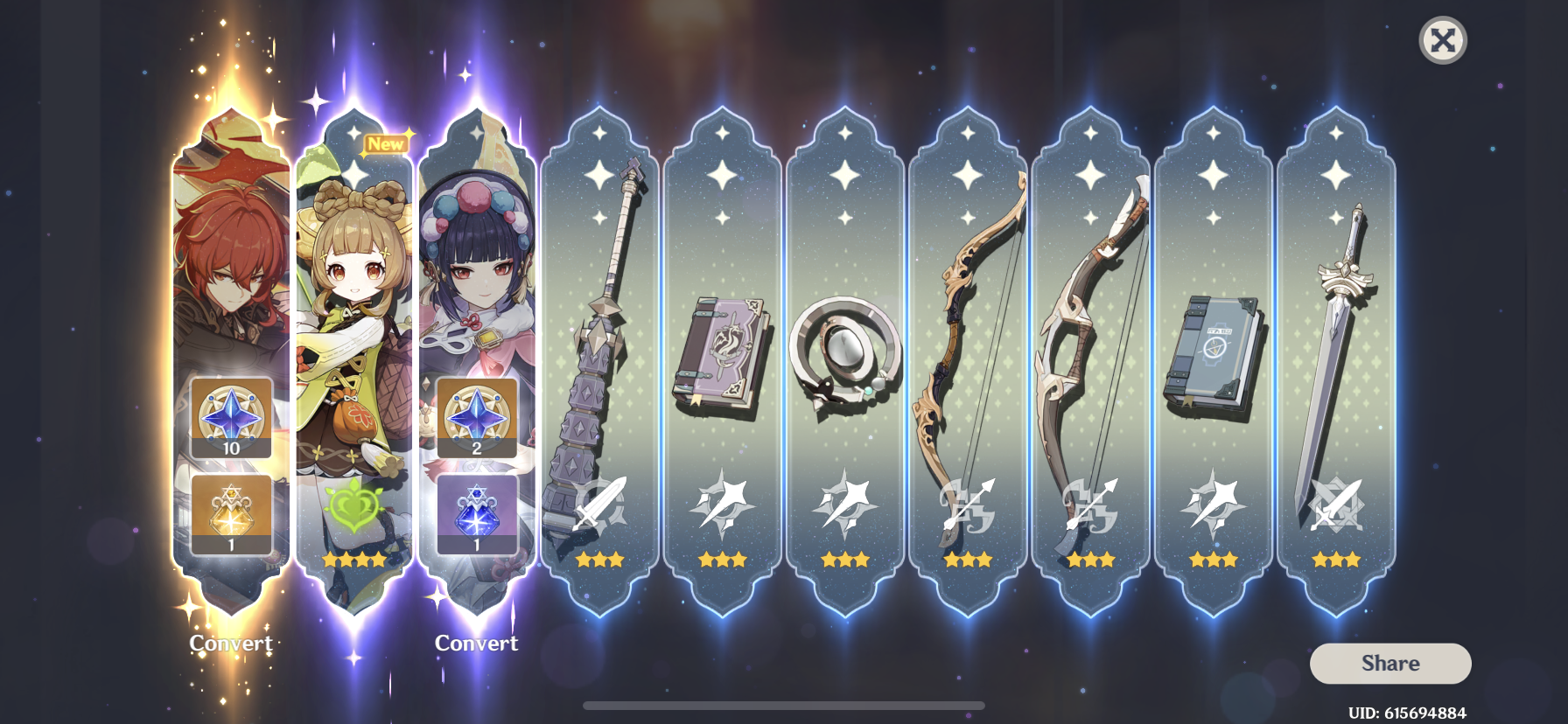 Omg guess who lost 50/50 in the first 10 pull!!! 🤭🤪 Genshin Impact | HoYoLAB