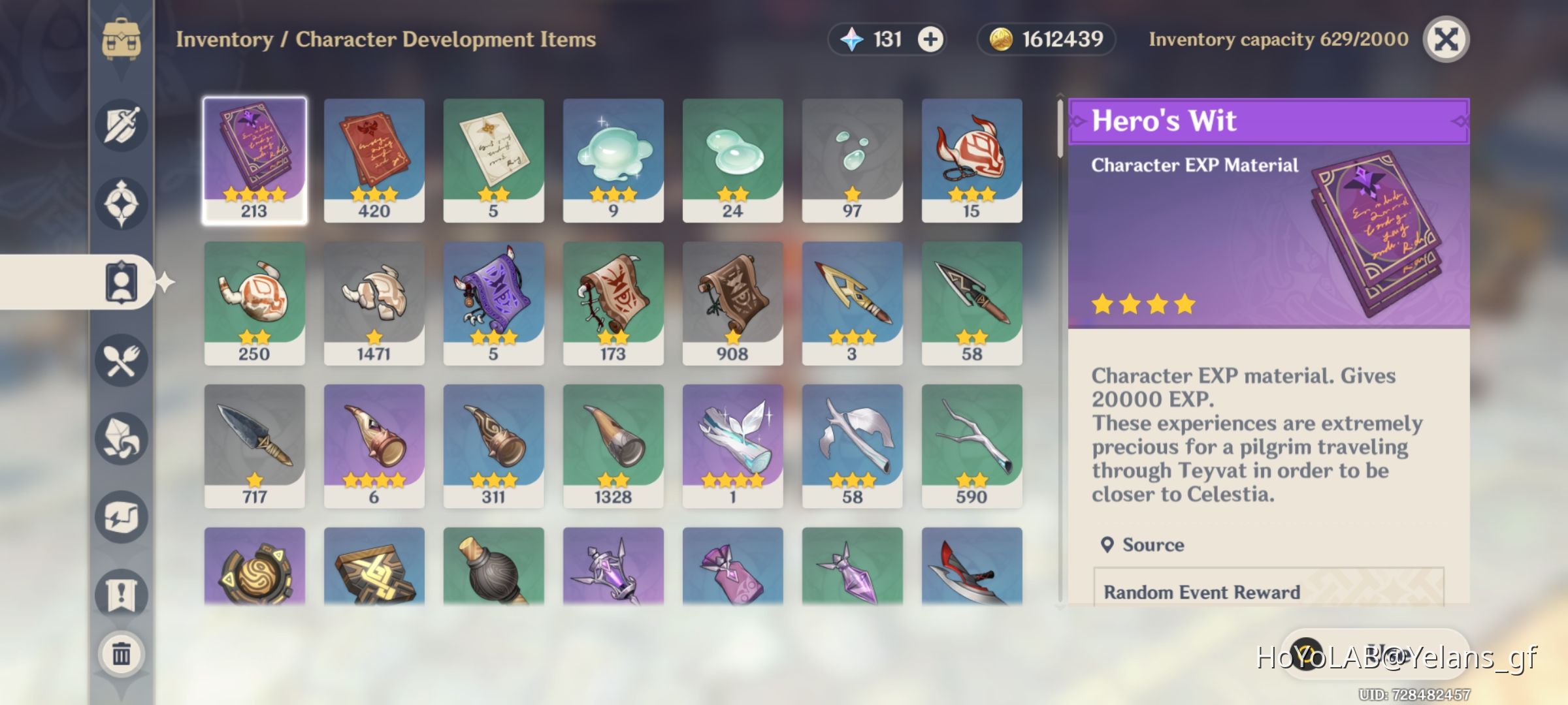 My shenhe pre farm progress Genshin Impact | HoYoLAB