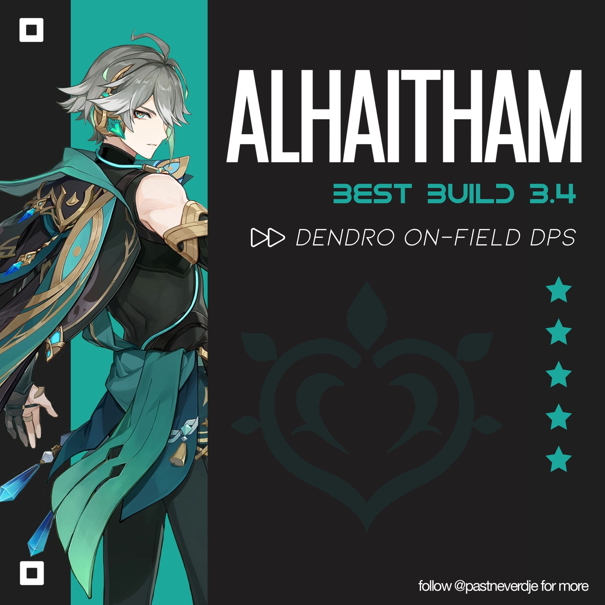 [Version 3.4] Alhaitham - best build on-field dps Genshin Impact | HoYoLAB