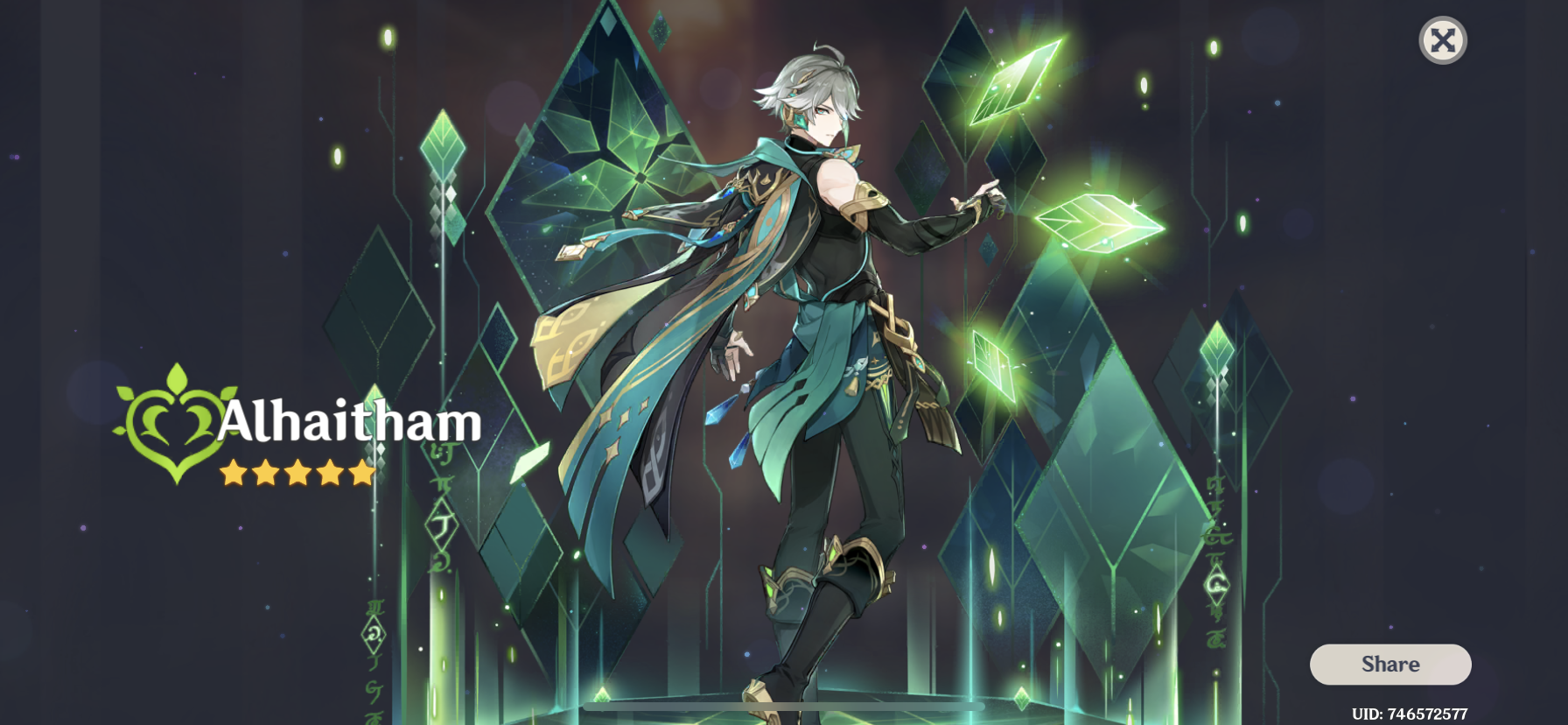 Another five star in my team , here comes more dendro damge Genshin ...
