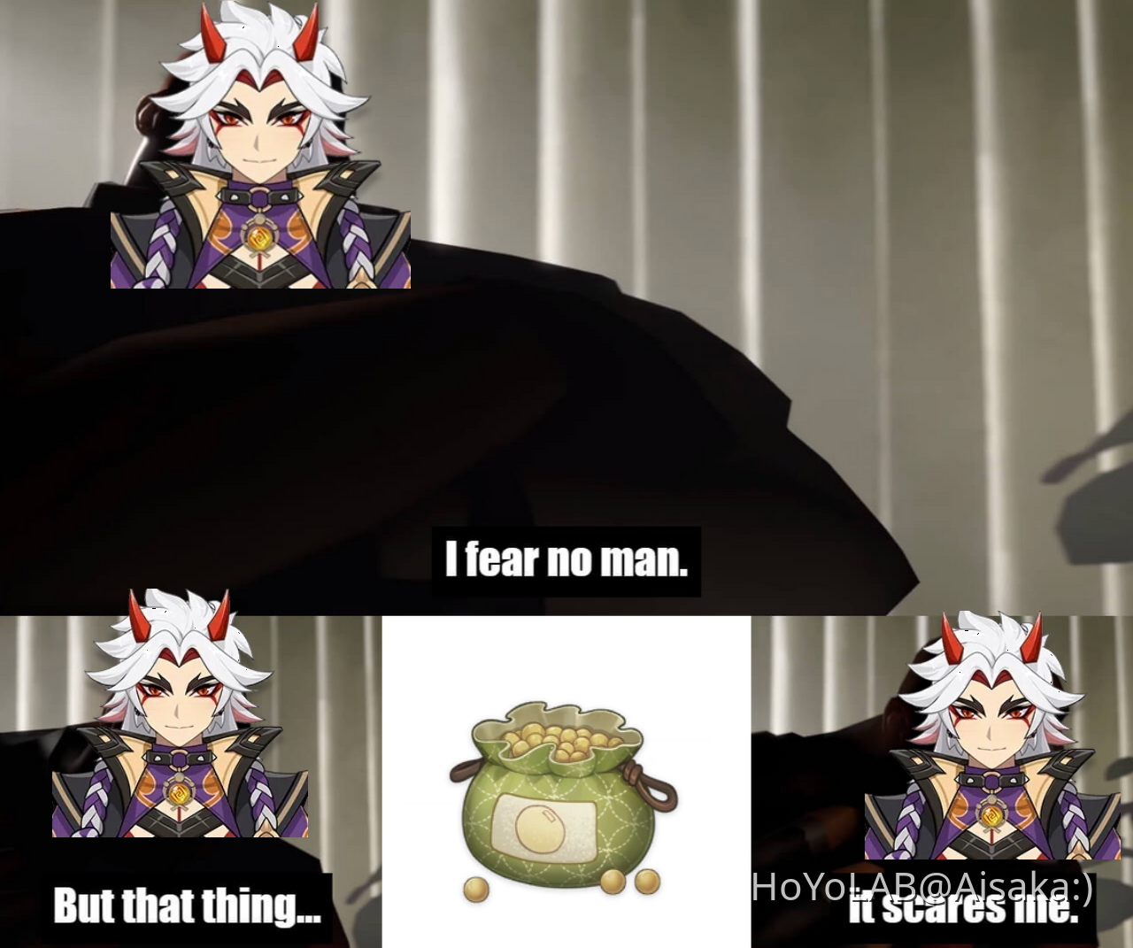 poor itto and his beans Genshin Impact | HoYoLAB