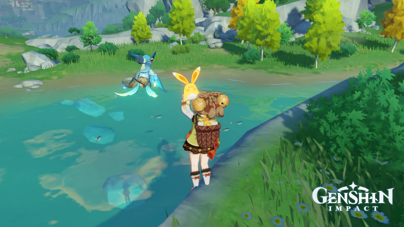 Fishing with Yaoyao and Yuegui Genshin Impact | HoYoLAB