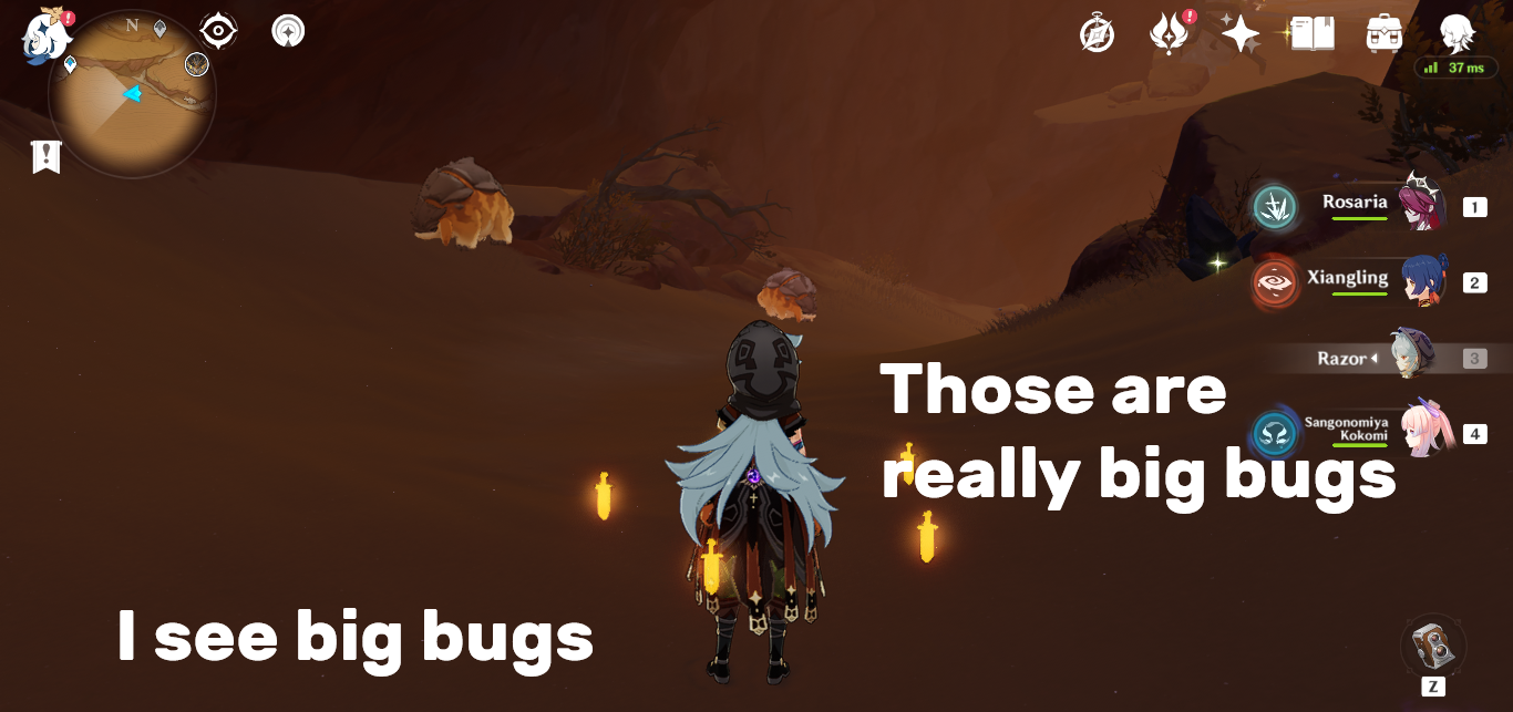 My ACTUAL comments while exploring new sumeru region pt1