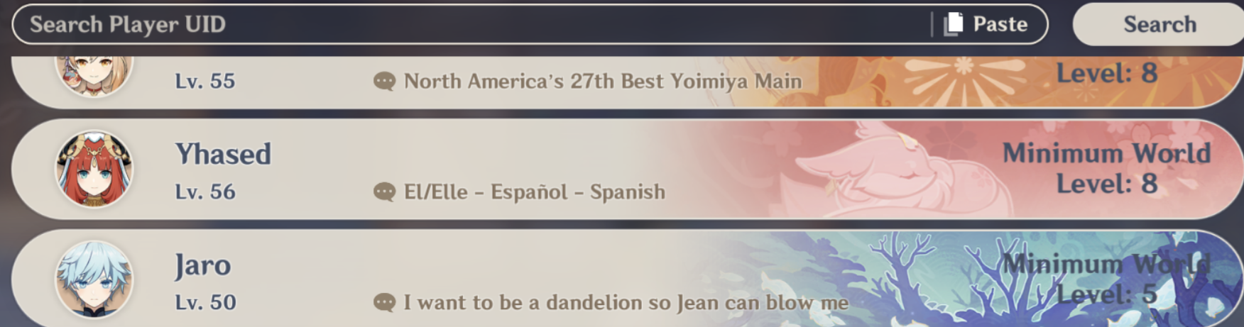 These signatures are... Genshin Impact | HoYoLAB