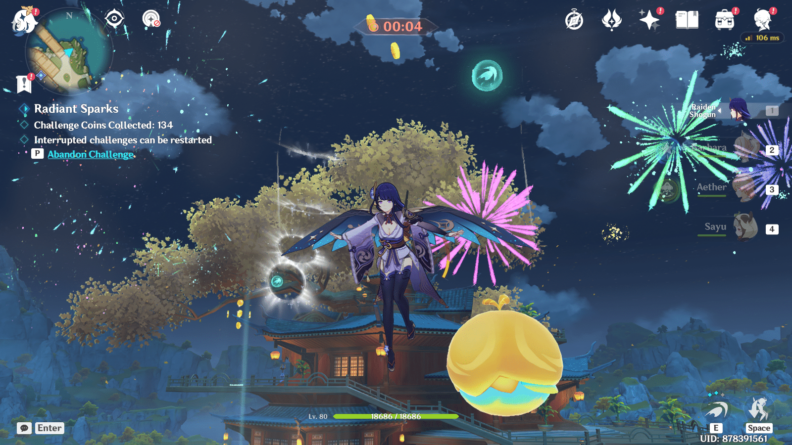 Wangshu Inn with firework sparkling around at night time, seeing this ...