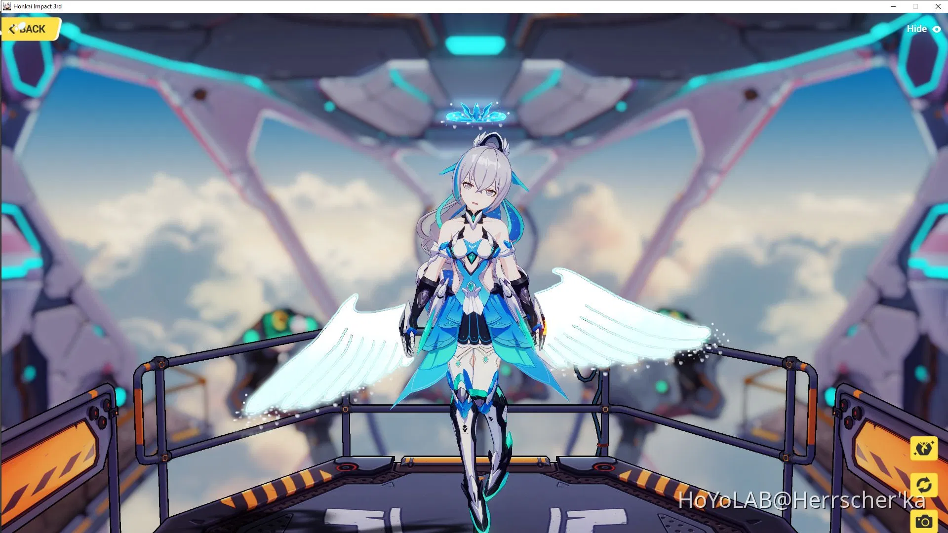Bronya Mech Vision Creativity Contest - Cyber Angel Honkai Impact 3rd ...