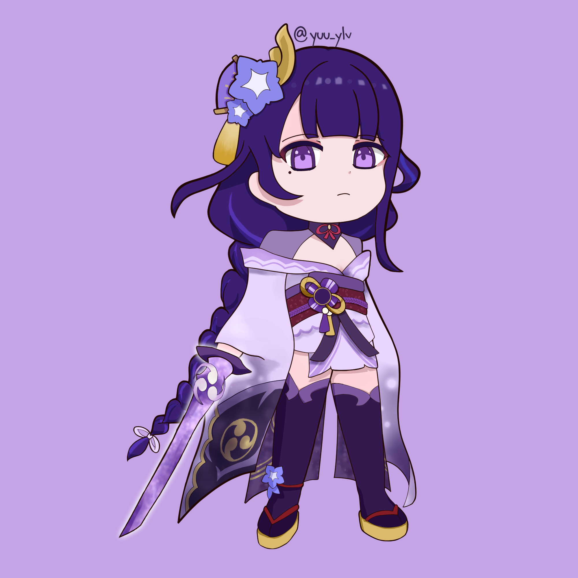 Raiden chibi Genshin Impact | HoYoLAB