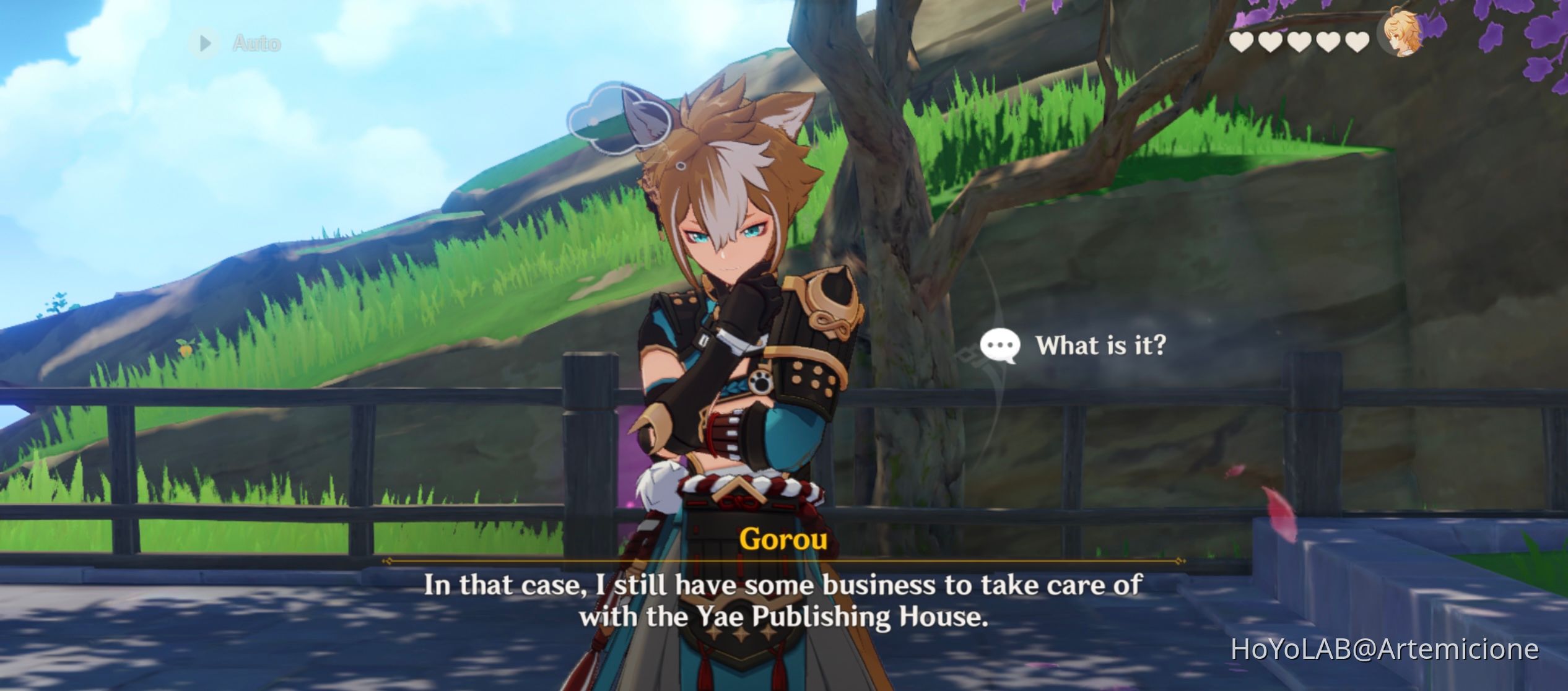Gorou Hangout: Ms Hina Genshin Impact | HoYoLAB