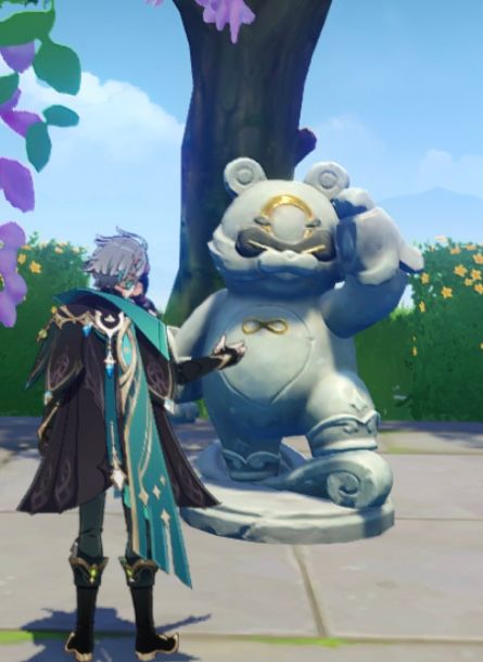 Can we talk about how Cute this Guoba Statue is!? Genshin Impact | HoYoLAB