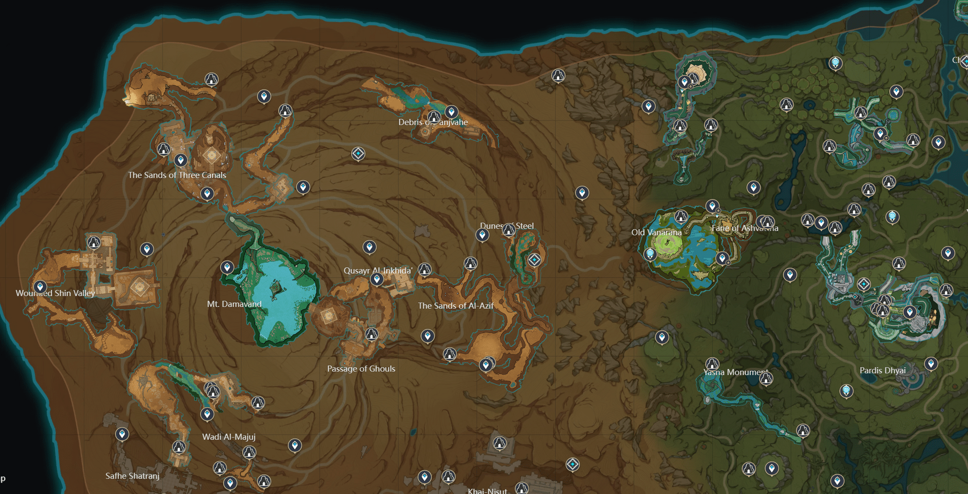 Ver 3.4 | Teyvat Interactive Map Update Genshin Impact | HoYoLAB