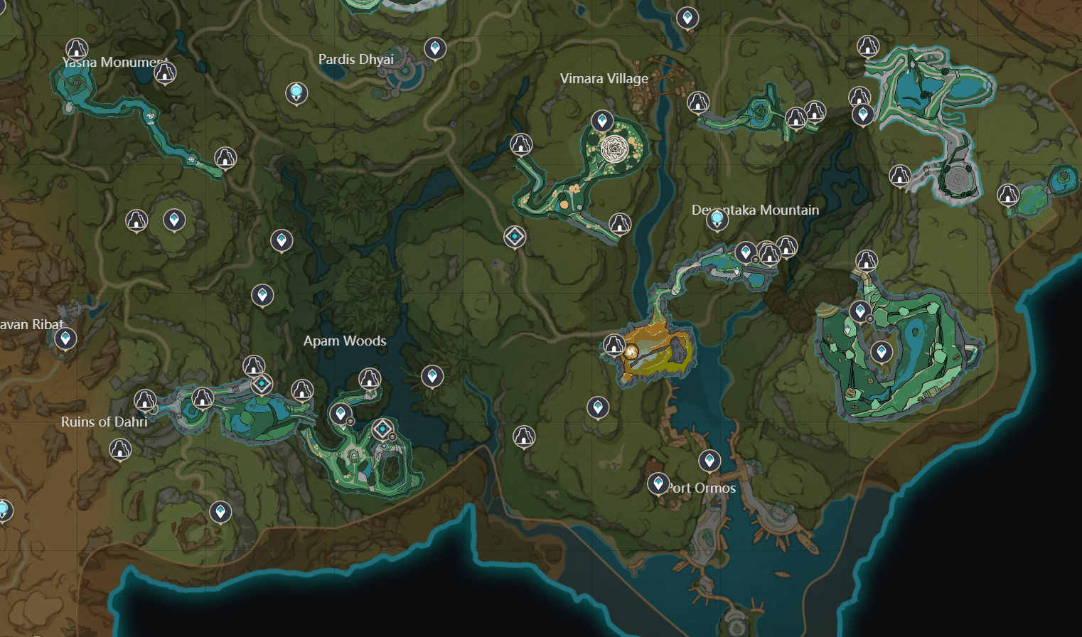 Ver 3.4 | Teyvat Interactive Map Update Genshin Impact | HoYoLAB