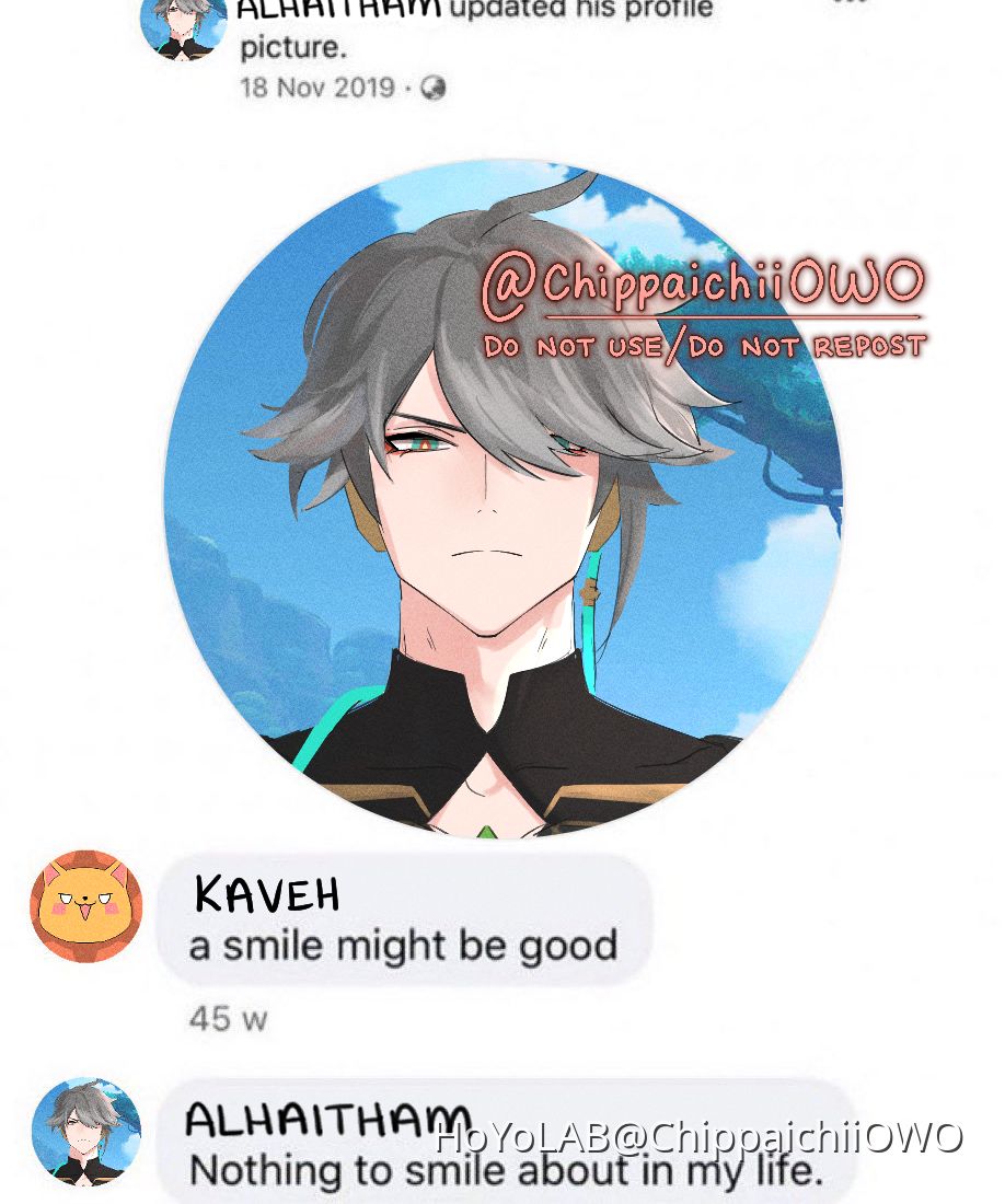 Nothing to smile about in Alhaitham's life Genshin Impact | HoYoLAB