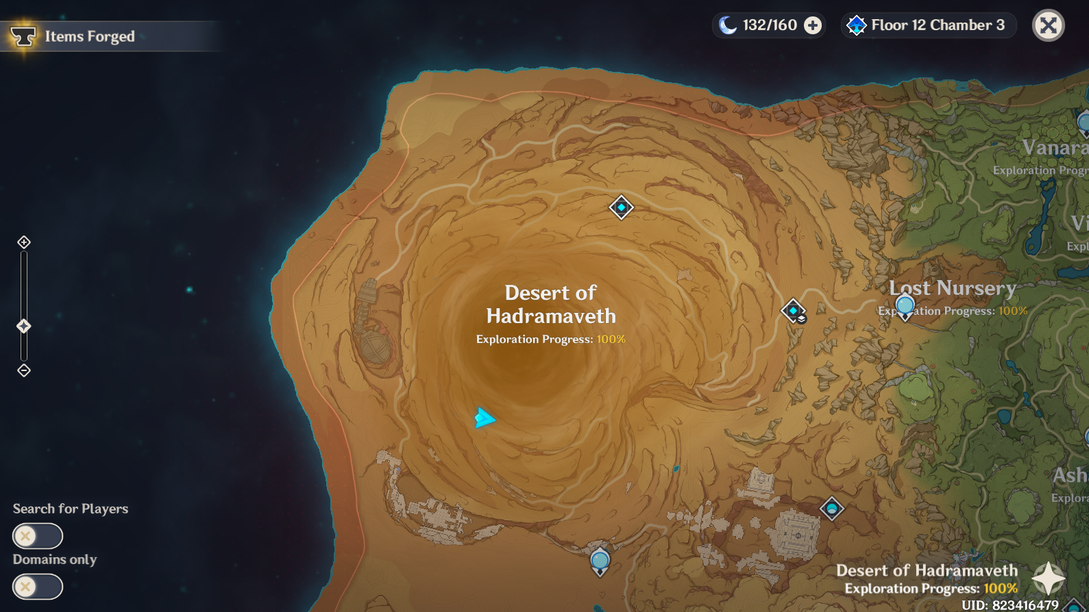 Desert of Hadramaveth Exploration Progress: 100% Genshin Impact | HoYoLAB