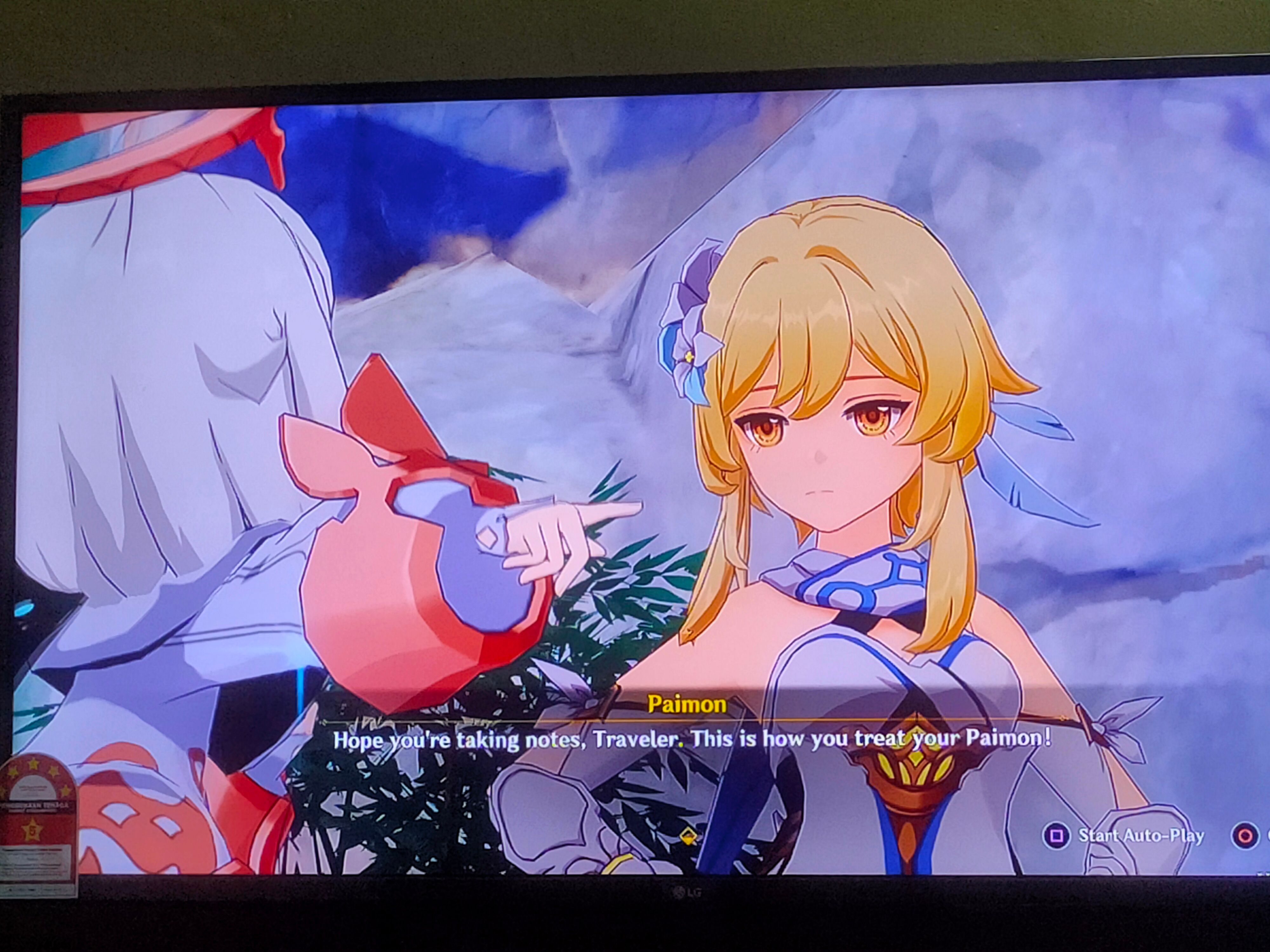 traveler already had enough of you paimon 😏 Genshin Impact | HoYoLAB