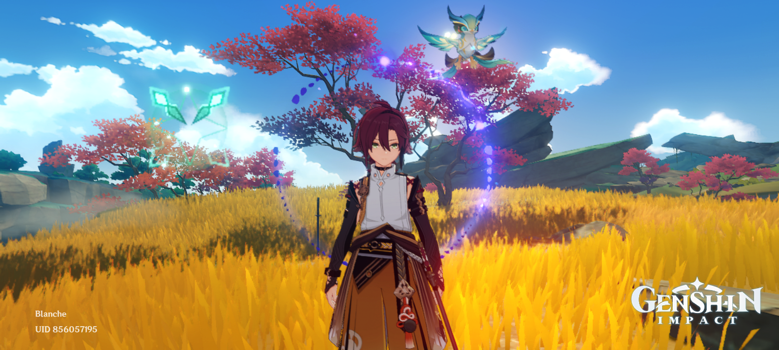 Golden Field, Red Maple Leaves Genshin Impact | HoYoLAB