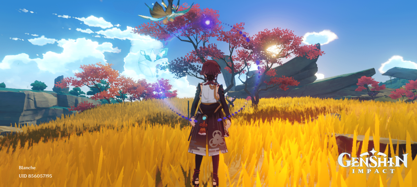 Golden Field, Red Maple Leaves Genshin Impact | HoYoLAB