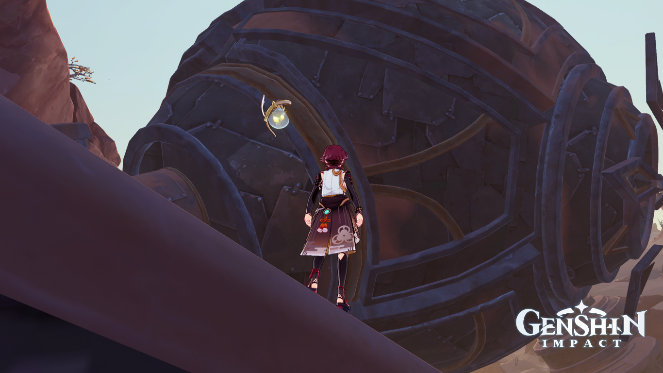 How to enter the new ruin guard in the desert after you teleported ...