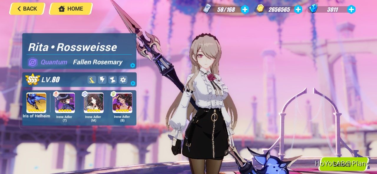 finally completed my favorite battlesuit's 100% build Honkai Impact 3rd ...