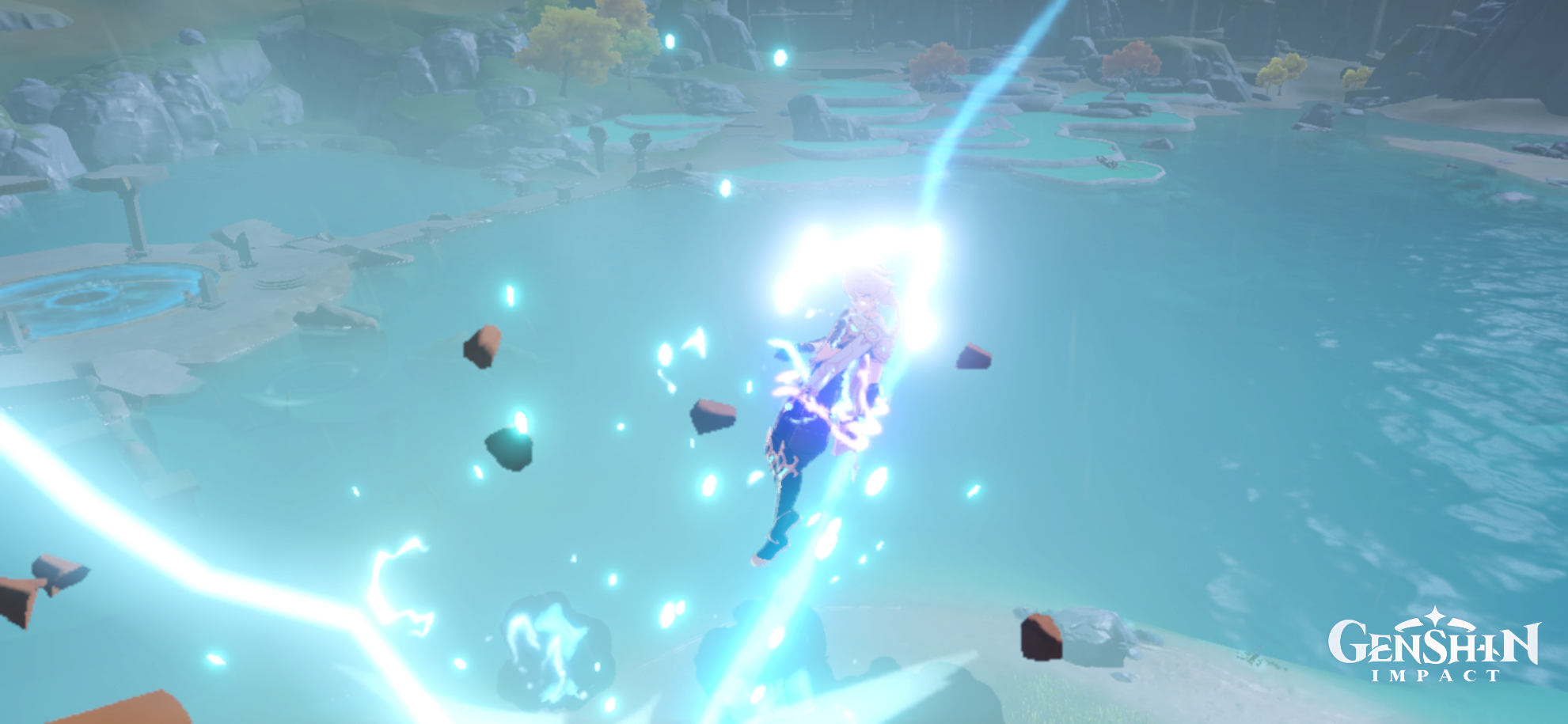 I was trying to get a picture of the lighting .-. Genshin Impact | HoYoLAB