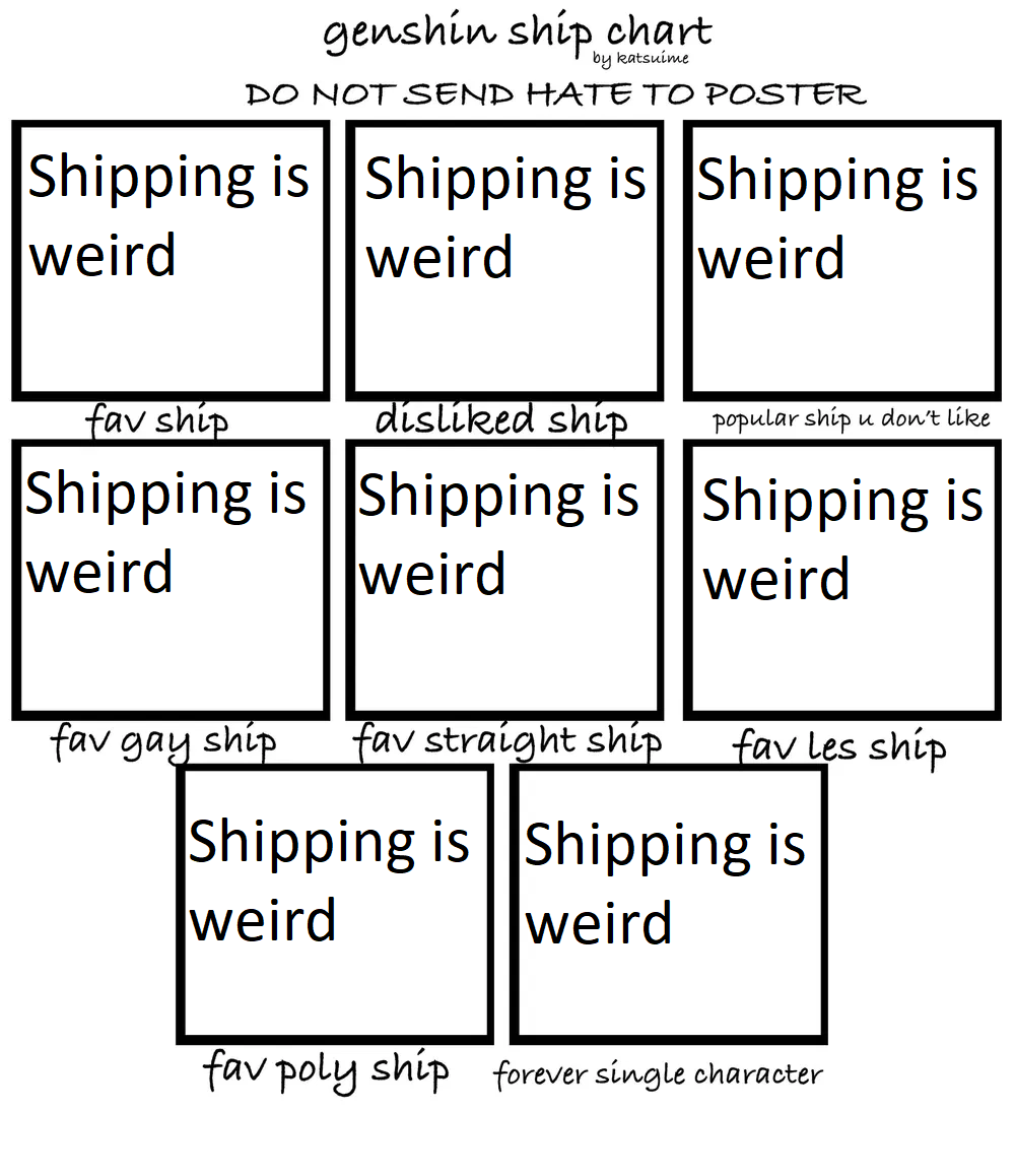 Shipping is weird Genshin Impact | HoYoLAB