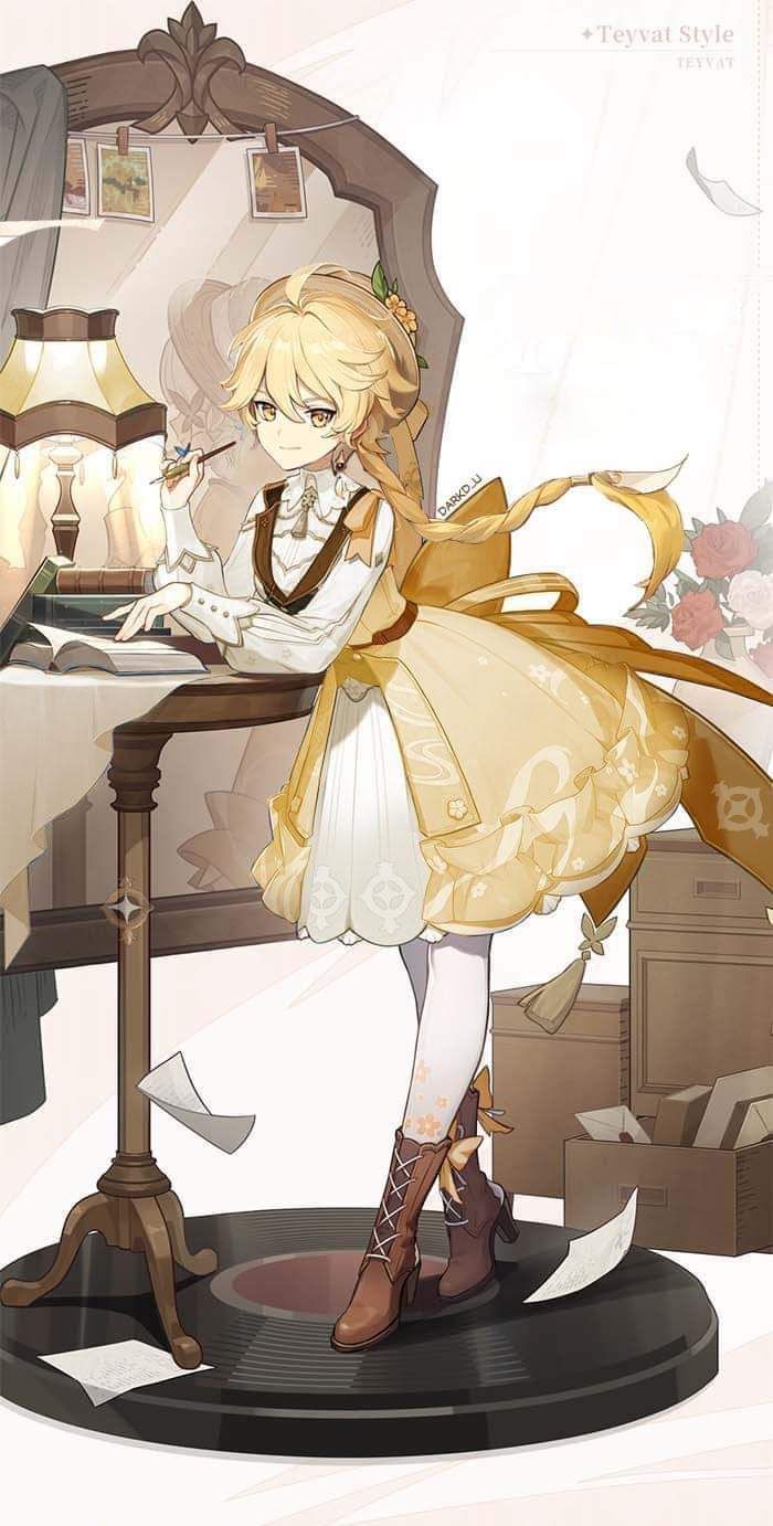 Cursed Aether outfit Genshin Impact | HoYoLAB