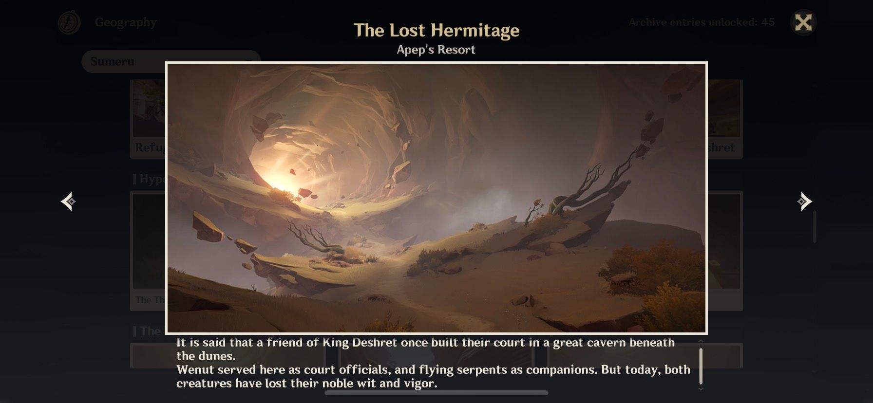 the light at the end (of the tunnel): apep's resort Genshin Impact ...