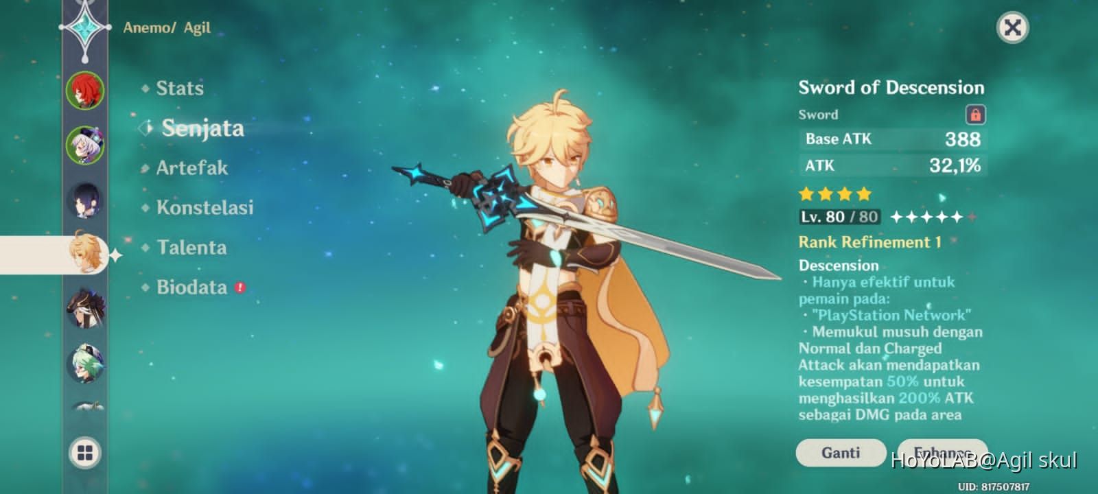 sword Genshin Impact | HoYoLAB