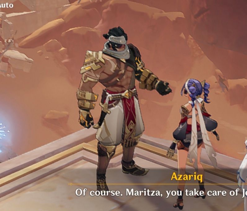 Azariq has more muscles than playable characters do Genshin Impact ...