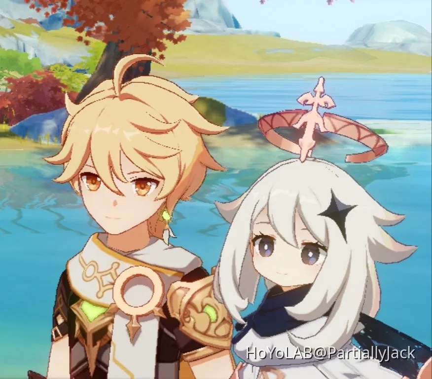 Aether & Lumine Face Expression 💙 Genshin Impact | HoYoLAB