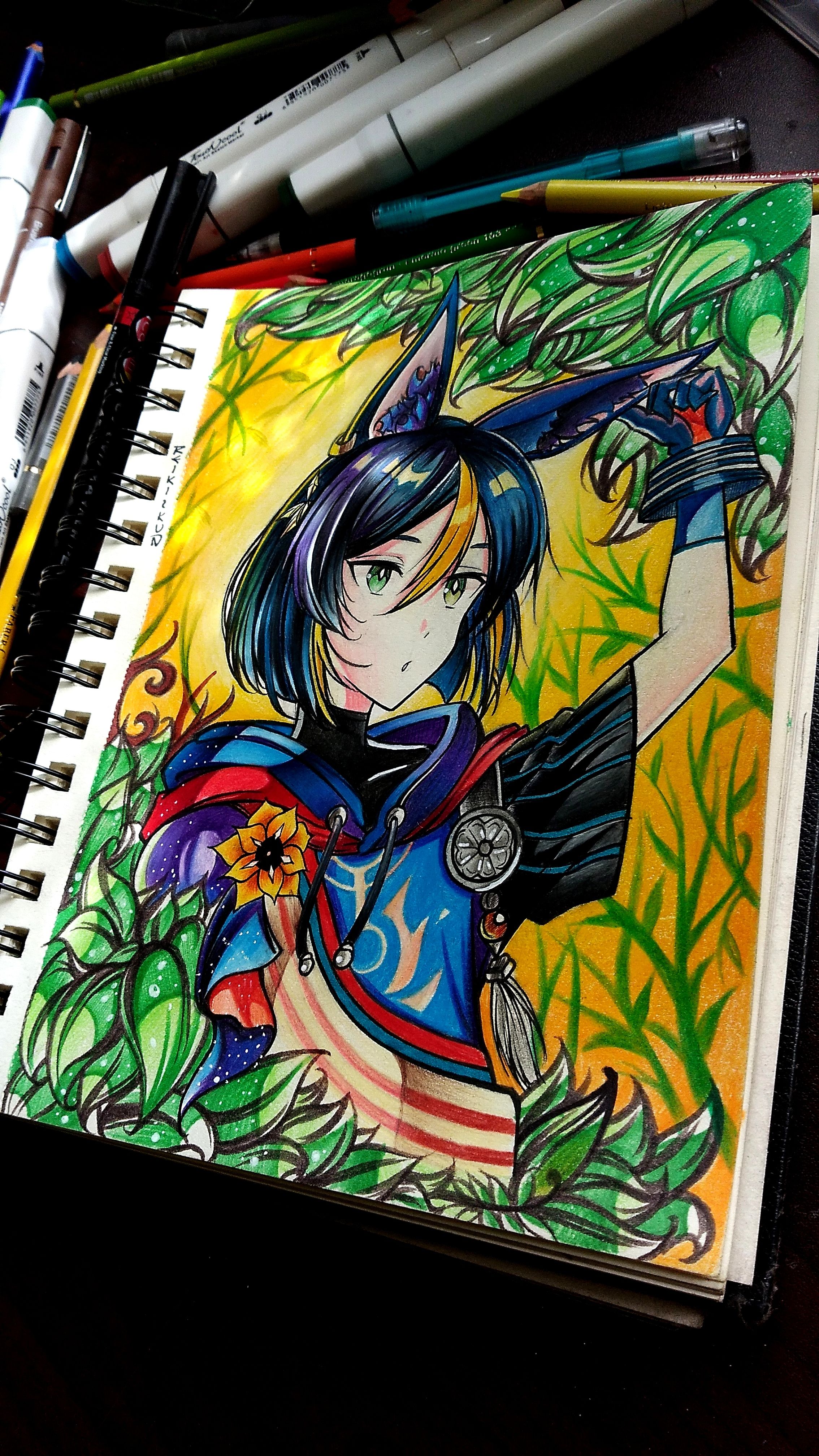 Tighnari drawing | Final day Genshin Impact | HoYoLAB