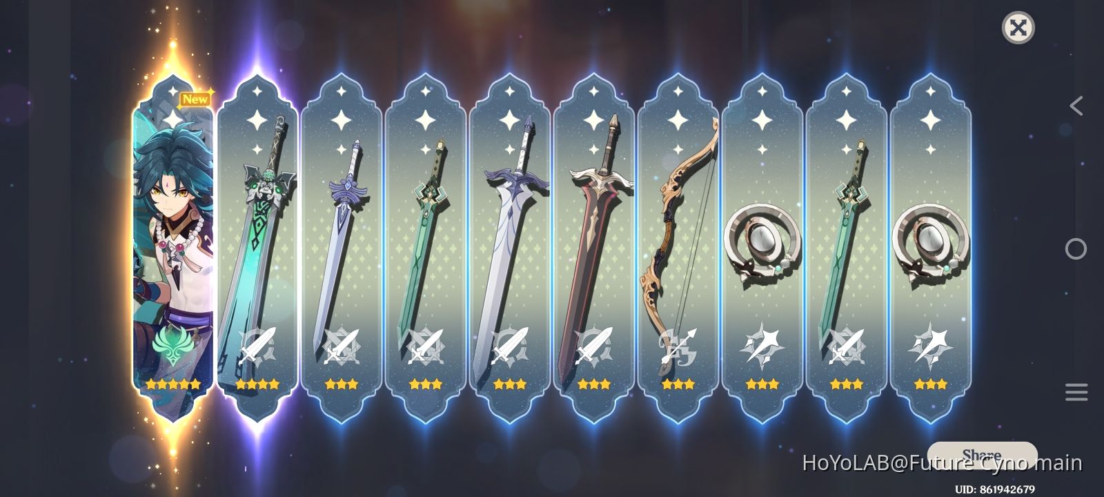 I got Xiao at ten pulls 😊 Genshin Impact | HoYoLAB