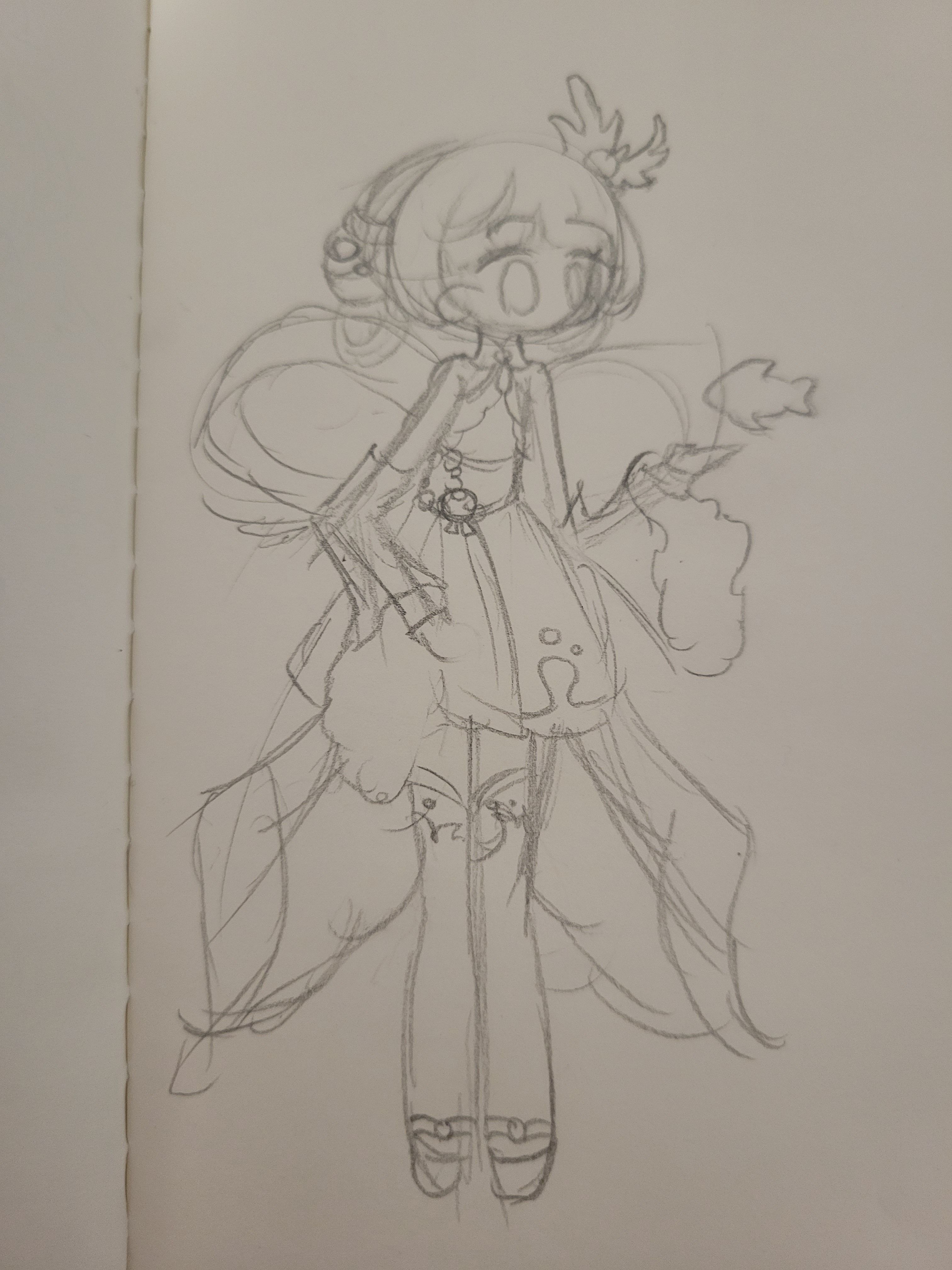 Old Kokomi design redraw🫶 Genshin Impact | HoYoLAB