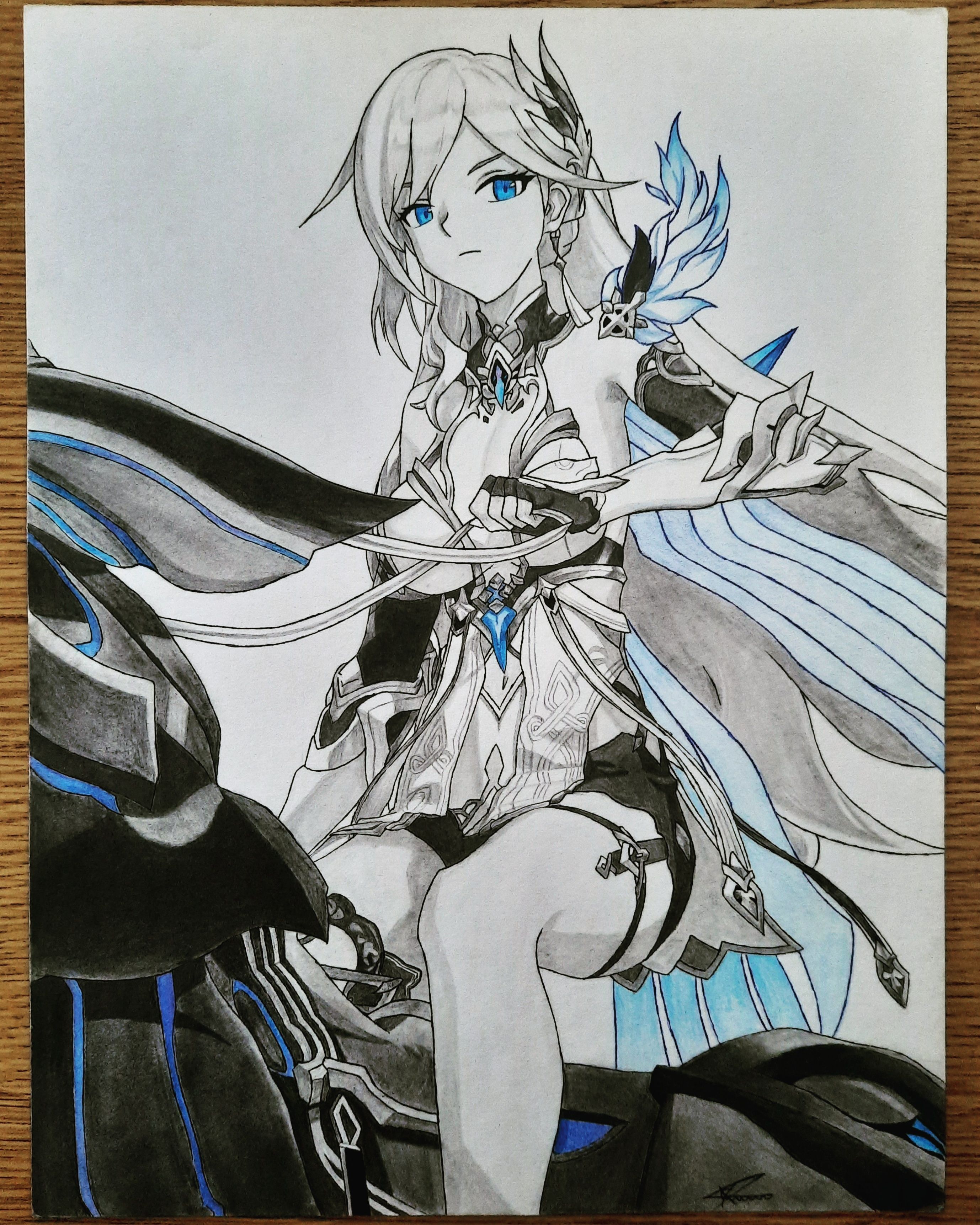Drawing- Durandal Honkai Impact 3rd | HoYoLAB