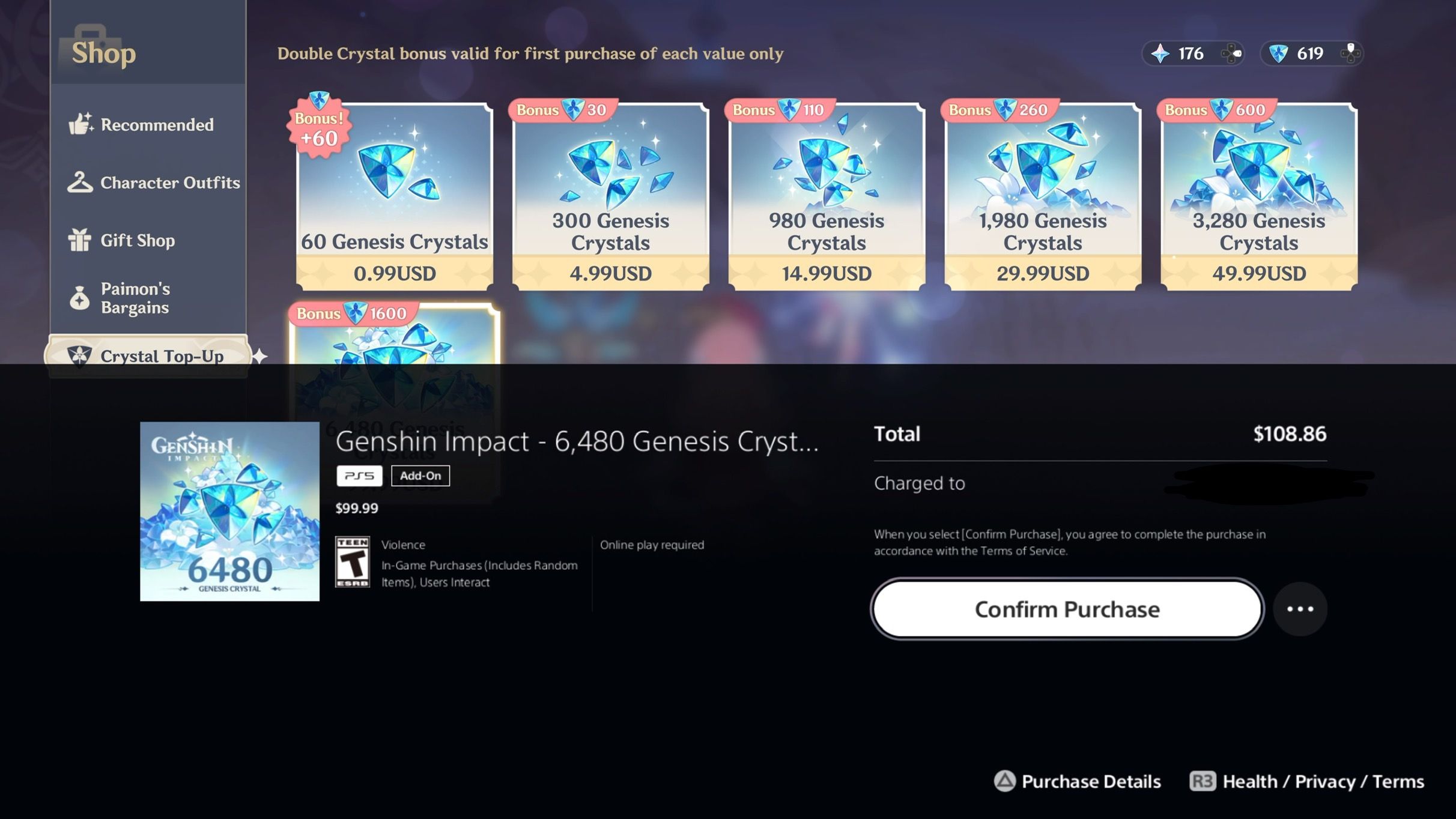 Why are they charging more for Genesis Crystal’s?! Genshin Impact | HoYoLAB